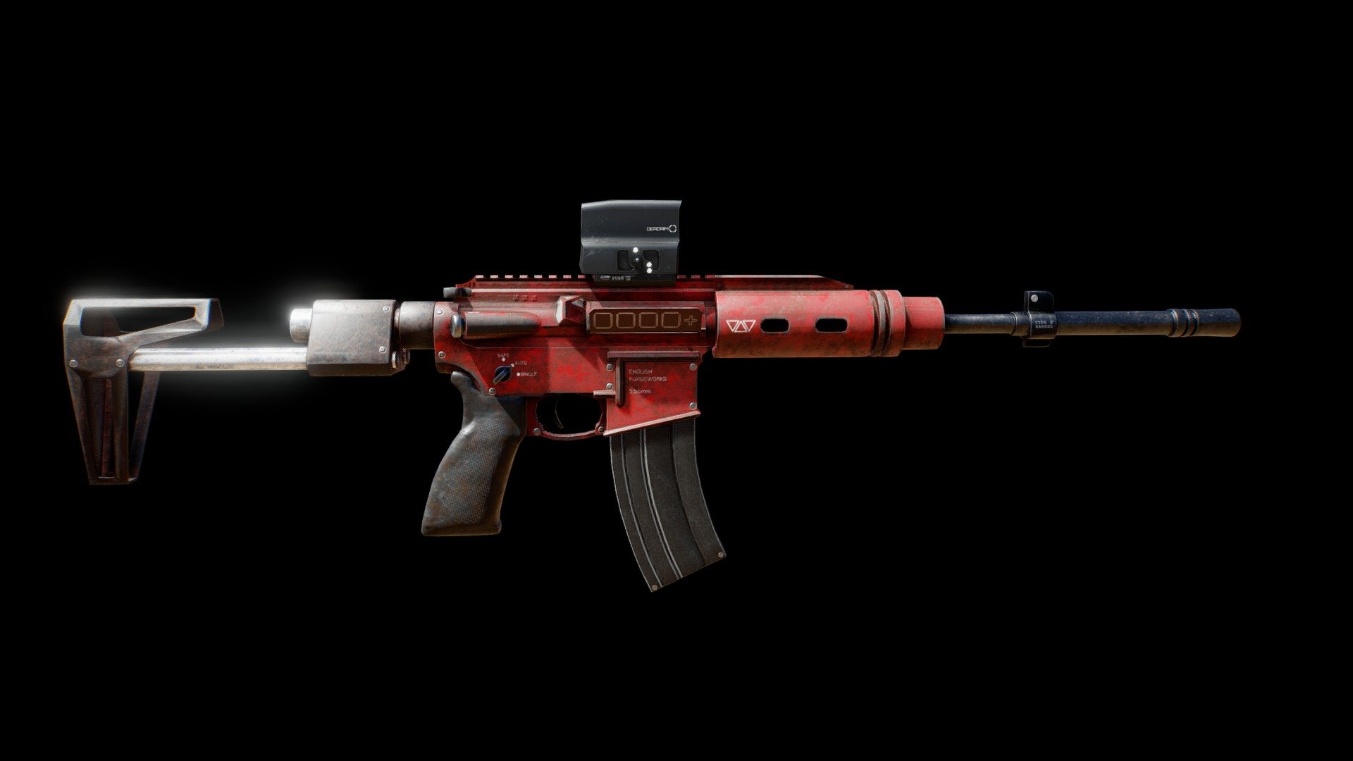 Sterling-M455 - 3D model by RaptorMonkey202 [0a9cba7] - Sketchfab