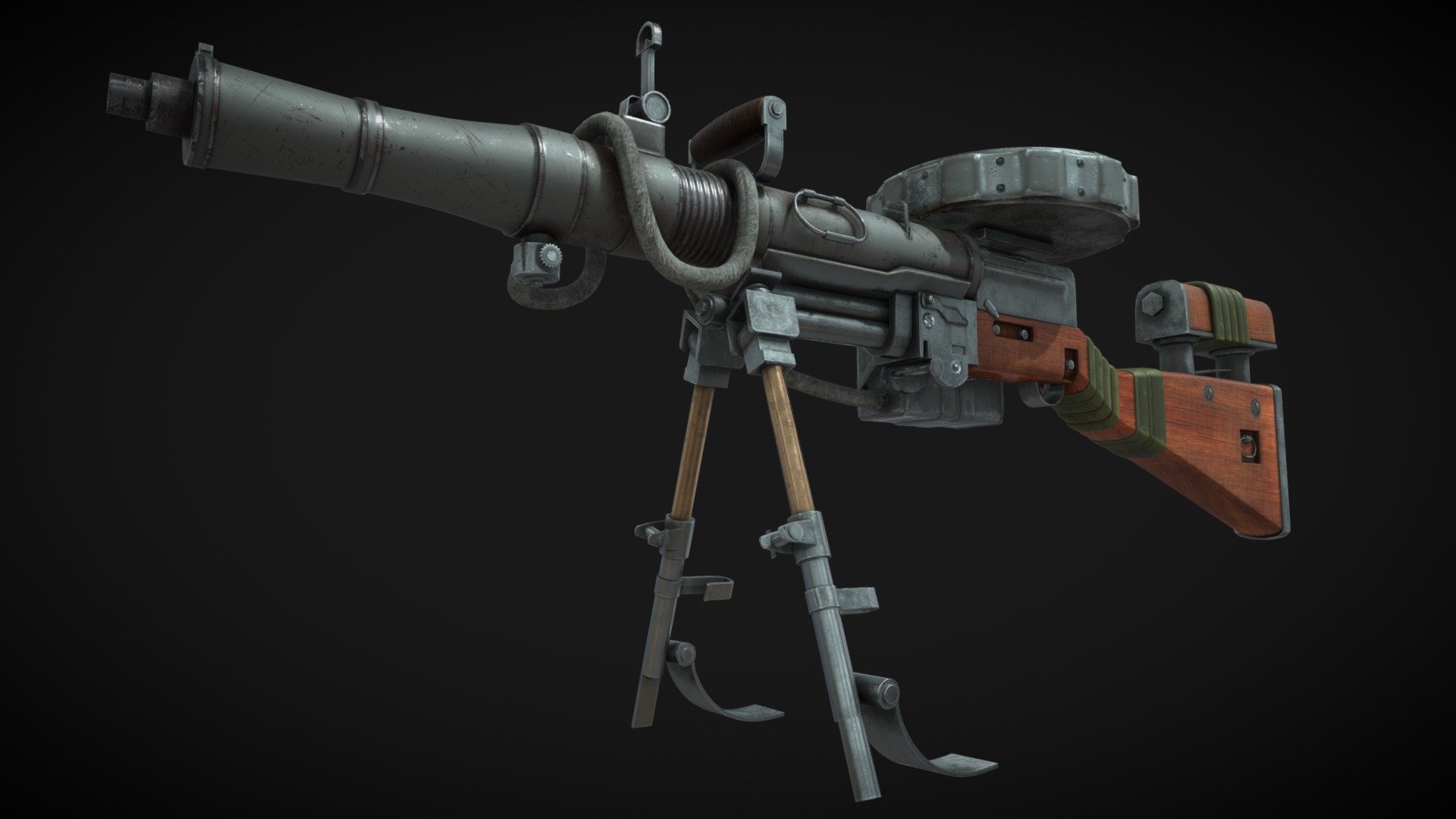 GUN - 3D model by japinderdhiman [0a9d4ca] - Sketchfab