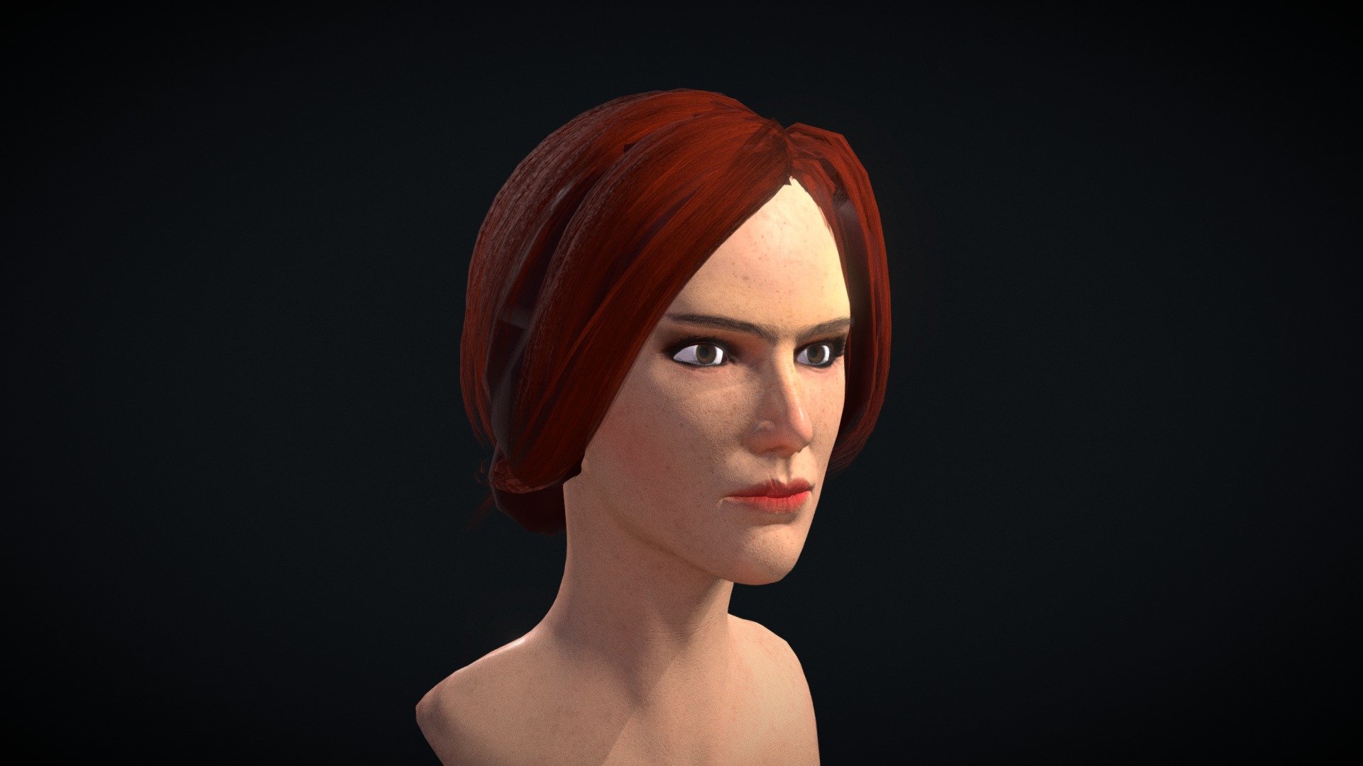 Triss Fan Art - 3D model by Patryk Ciecierski (@theexkaiser) [0a9da4d ...