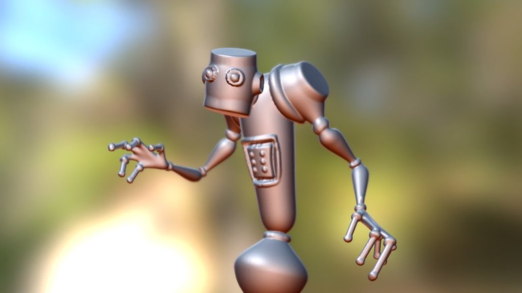 Rusty Robot - 3D model by Richard Ruiz (@richardruiz375) [0a9eb7d ...