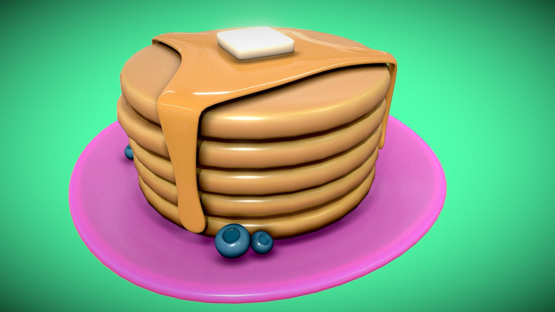 Food Round - Download Free 3D model by NebulaLLC [0aa0c94] - Sketchfab