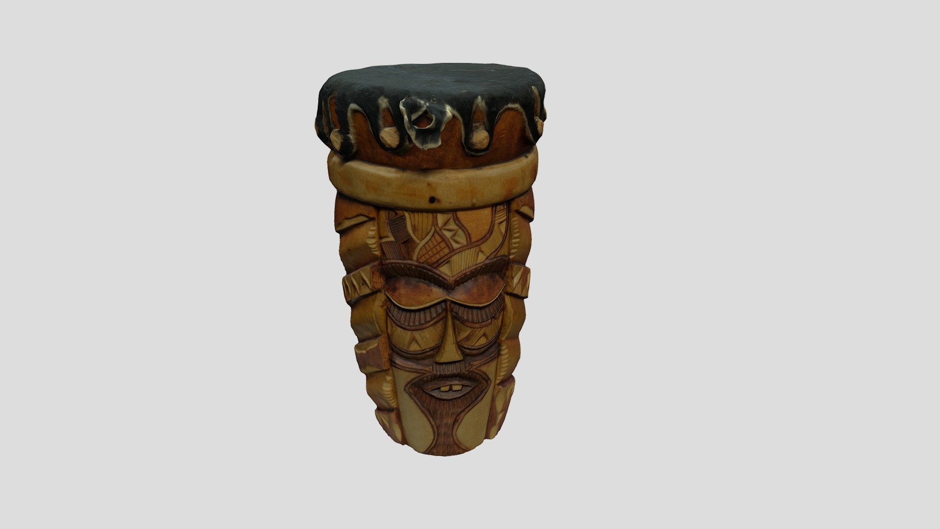 African Bongo - 3D model by Rodrigo De Almeida (@rodrigomgdealmeida) [0aa2c43] - Sketchfab