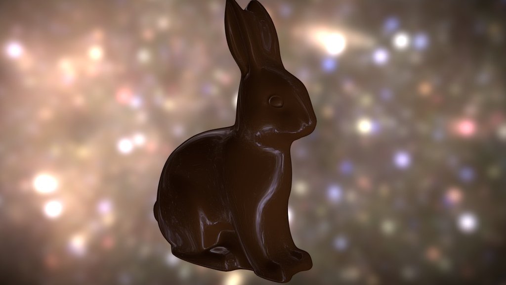 Chocolate Bunny - 3D model by 3D Drawing Office (@3ddrawingoffice ...