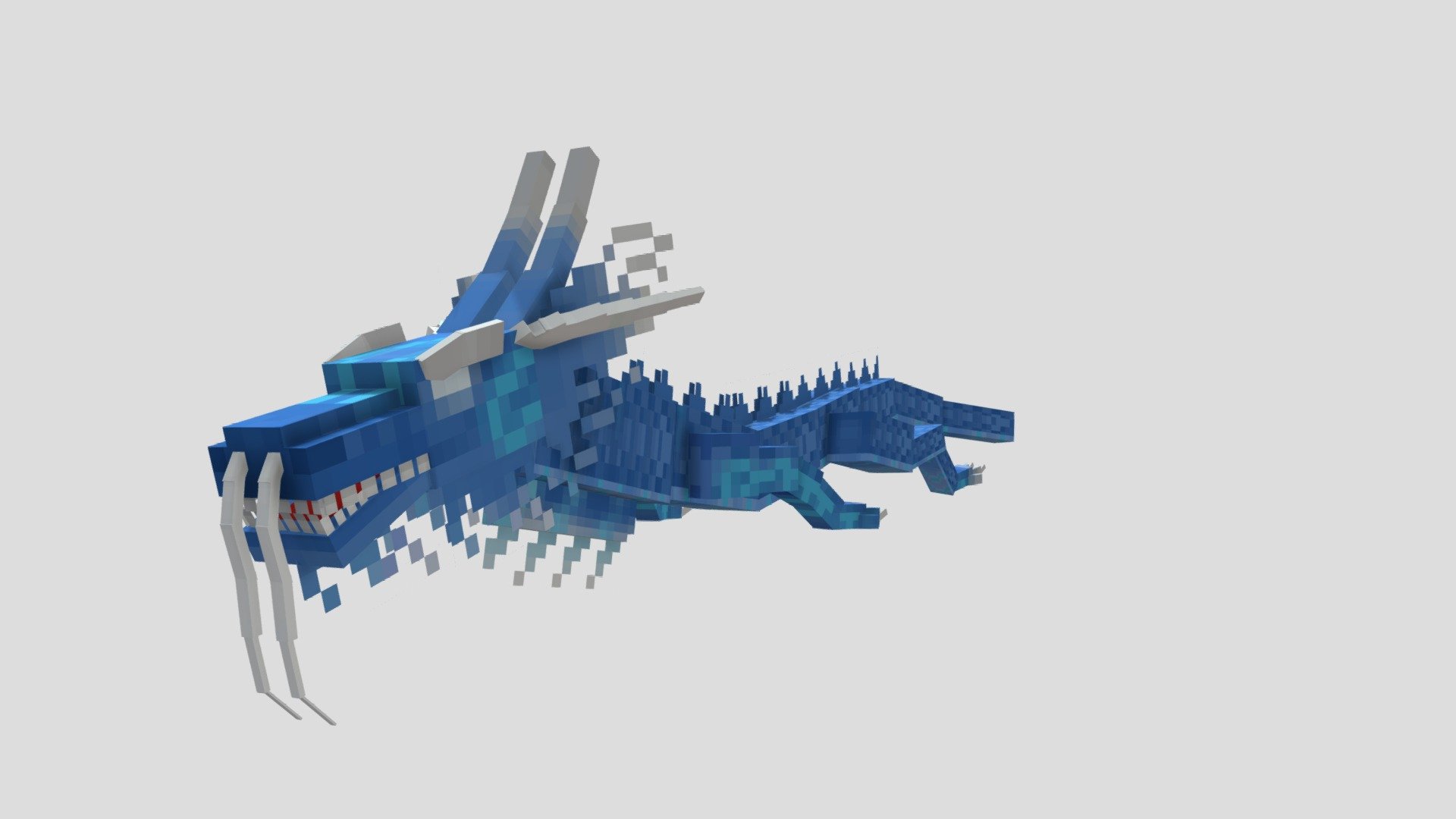 Serpent Blue Dragon - Download Free 3D model by RFVior [0aa3ee1 ...