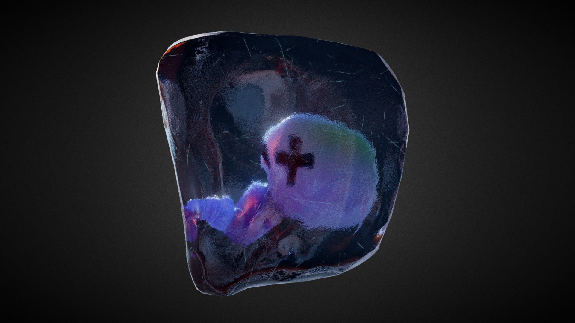 Cube Baby...Go on Kick It! - 3D model by L.u.X [0aa48be] - Sketchfab