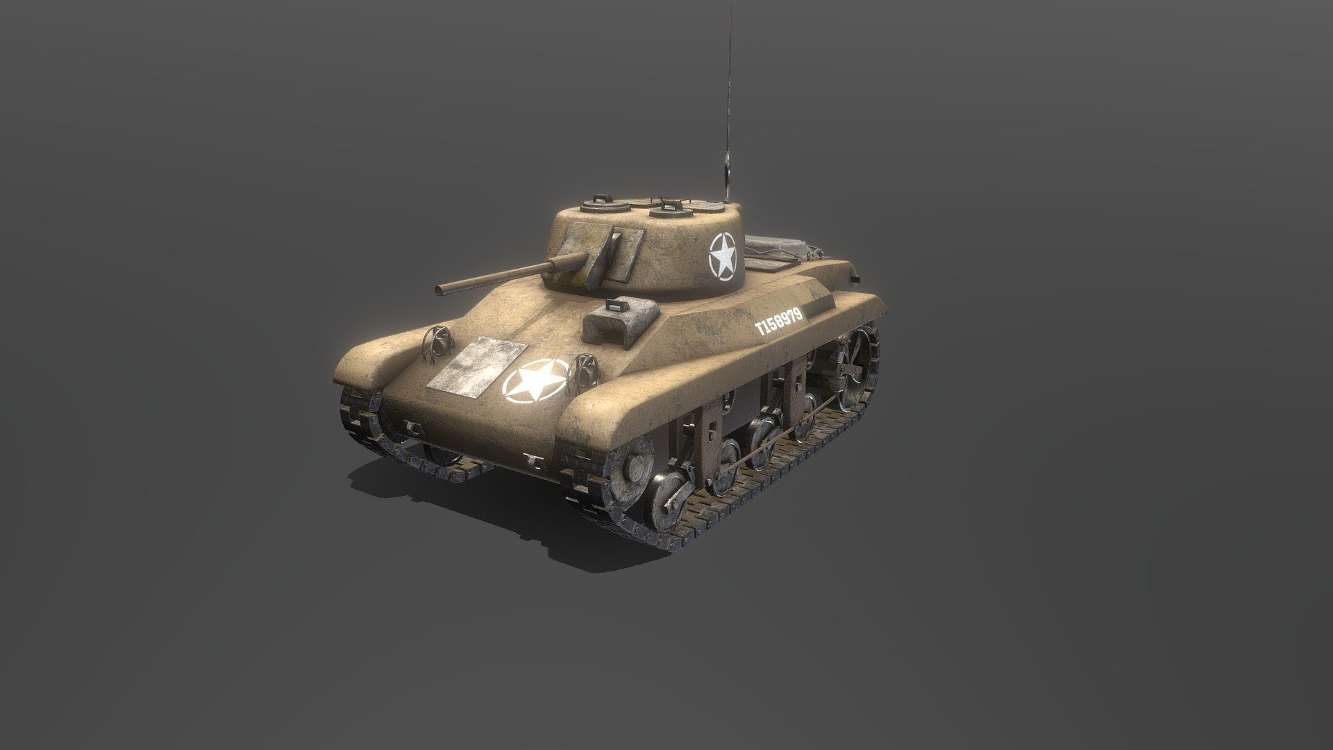 M22 Locust - 3D model by 2083020 [0aa6342] - Sketchfab