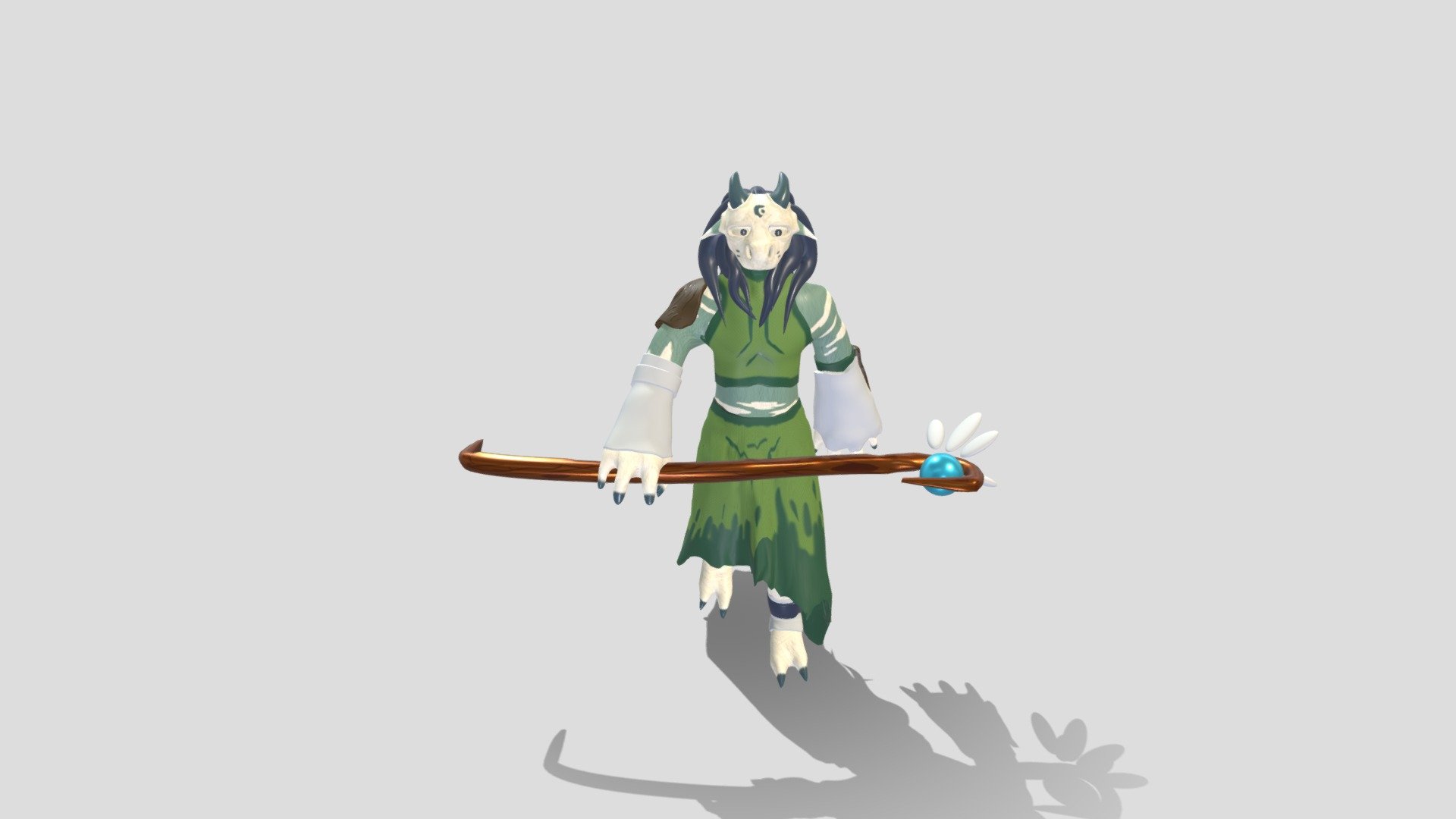Beast Druid - 3D model by Lumithiel (@vanessaherliana) [0aa8a50 ...