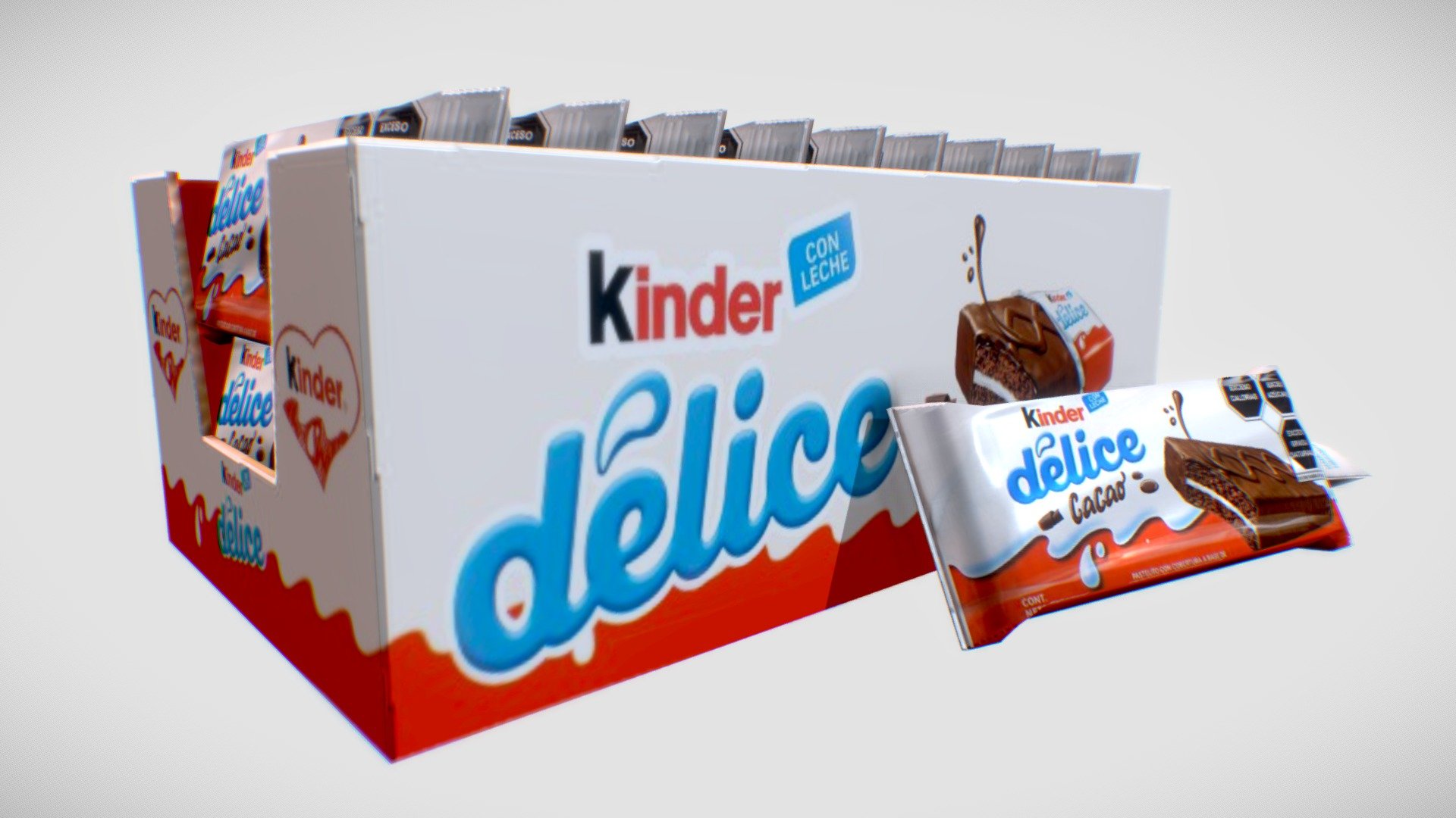 kinder delice - 3D model by xtremelifestylx [0aa8f33] - Sketchfab