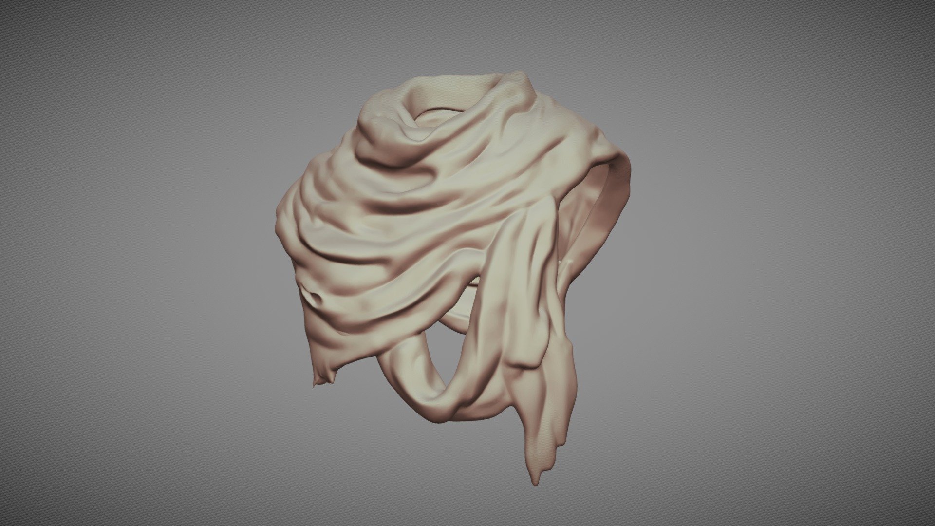 Scarf for 3d Printable Character 31 - Buy Royalty Free 3D model by ...