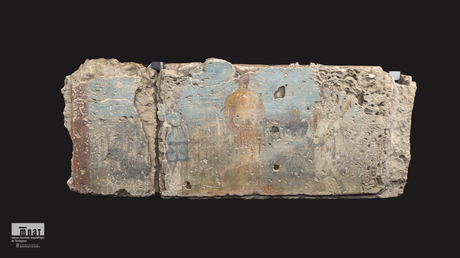 Pintura mural - MNAT 28826 - Download Free 3D model by Museu Nacional ...