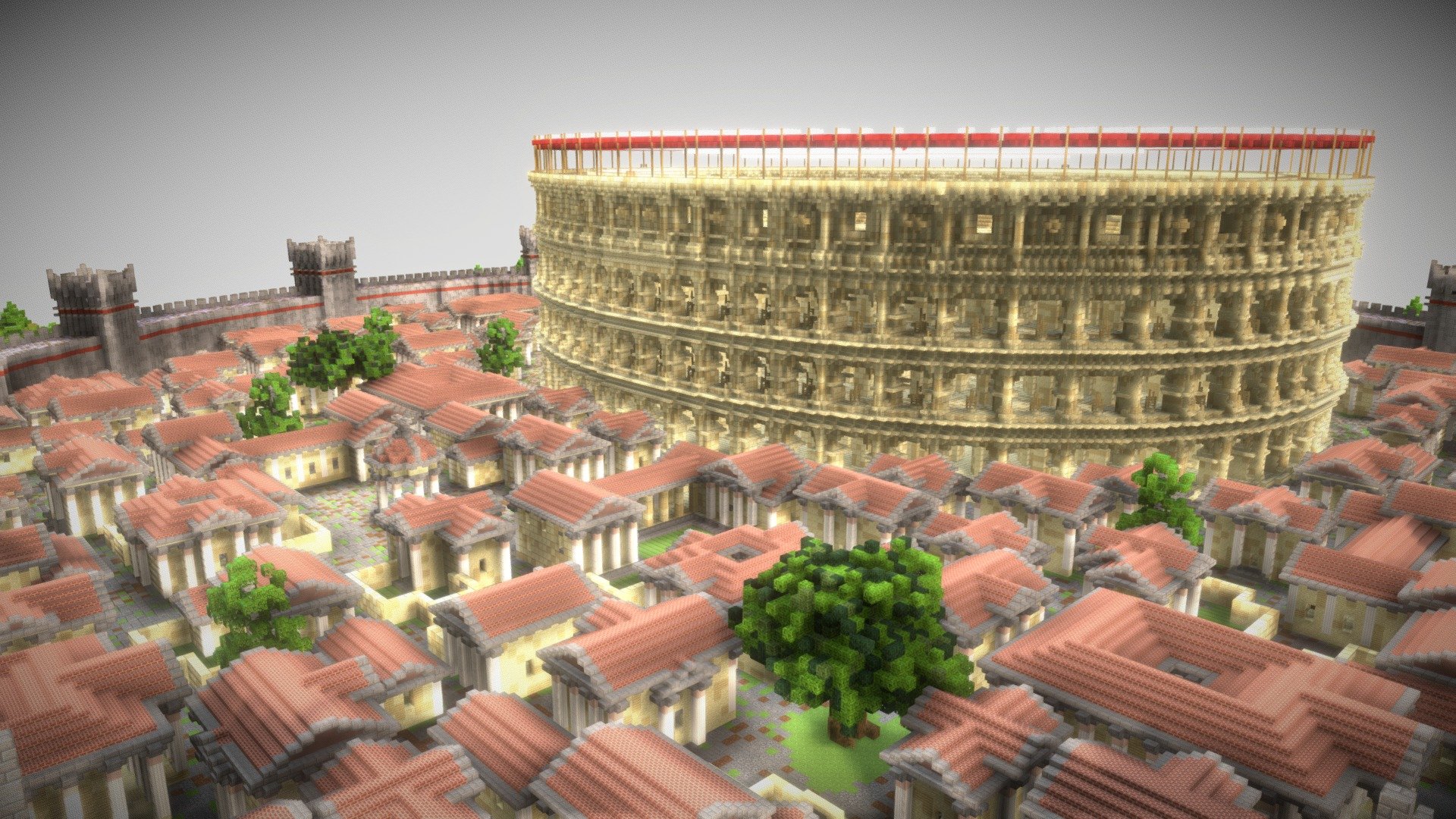 Roman City - 3D model by IN MINE (@in_mine) [0aab3d1] - Sketchfab