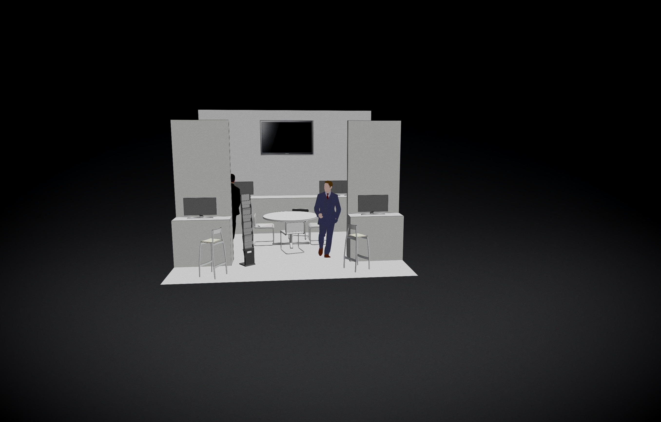 booth v2 - 3D model by yarruv [0aab5fe] - Sketchfab