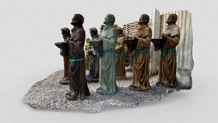 Monks 3D models - Sketchfab