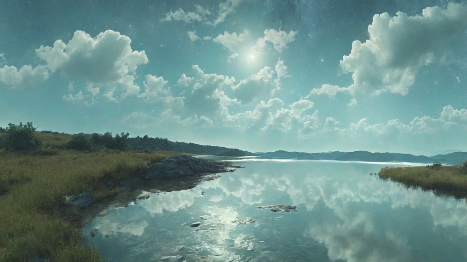 HDRI Night Time Skybox Landscape Panorama A - Buy Royalty Free 3D model ...