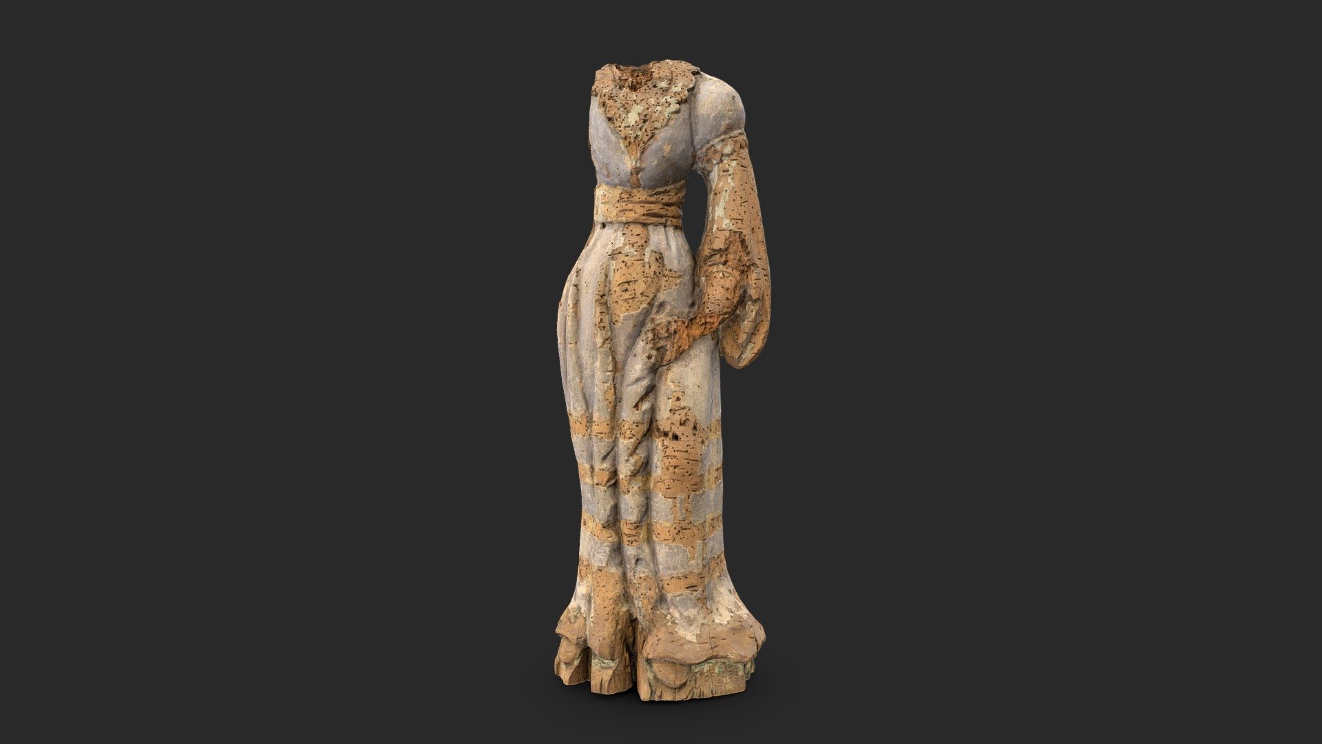 Headless Female Figure 16th c. Unknown sculptor - 3D model by ...