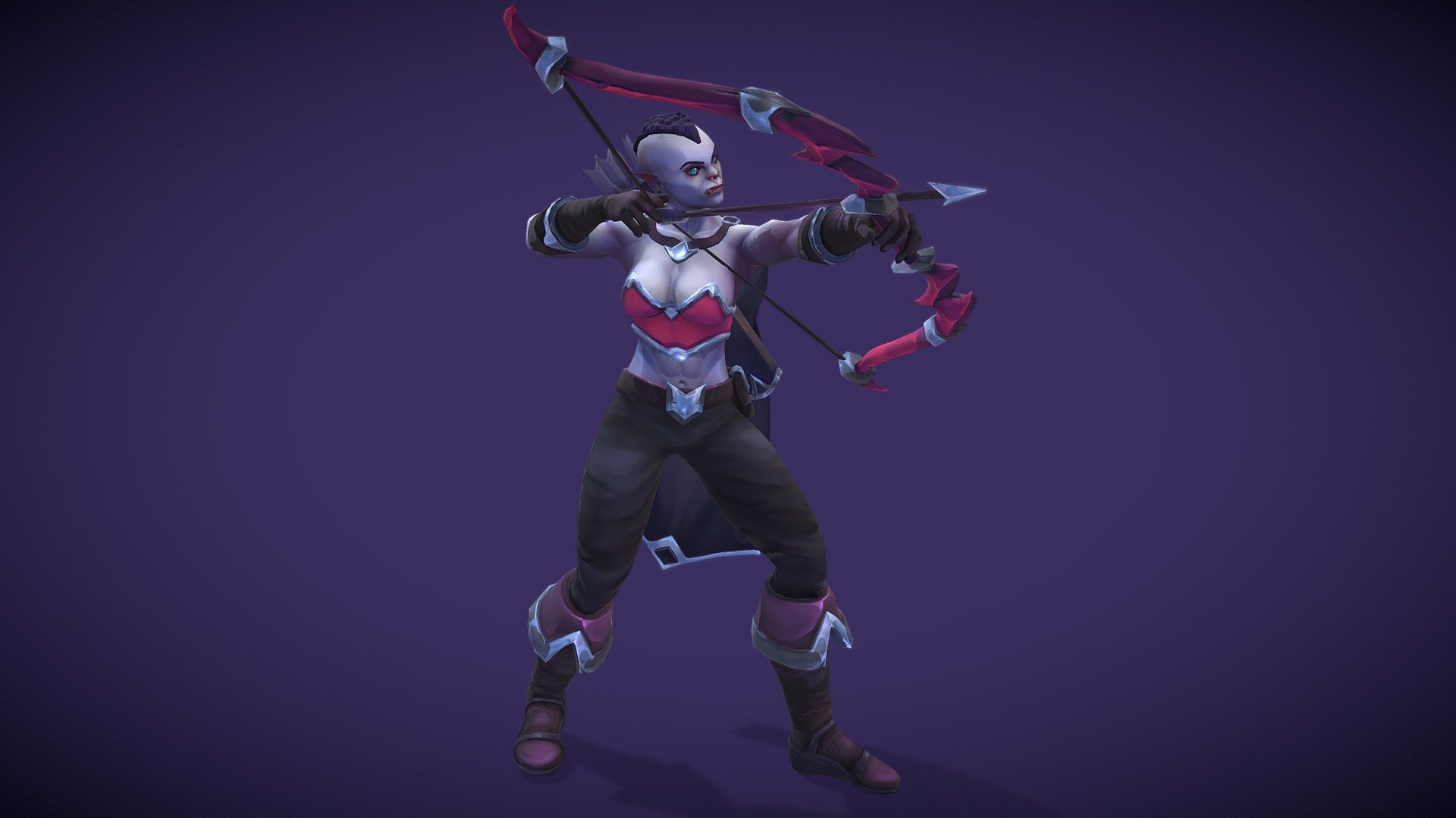 Stylized Orc Female Archer (Outfit) - 3D model by N-hance Studio ...