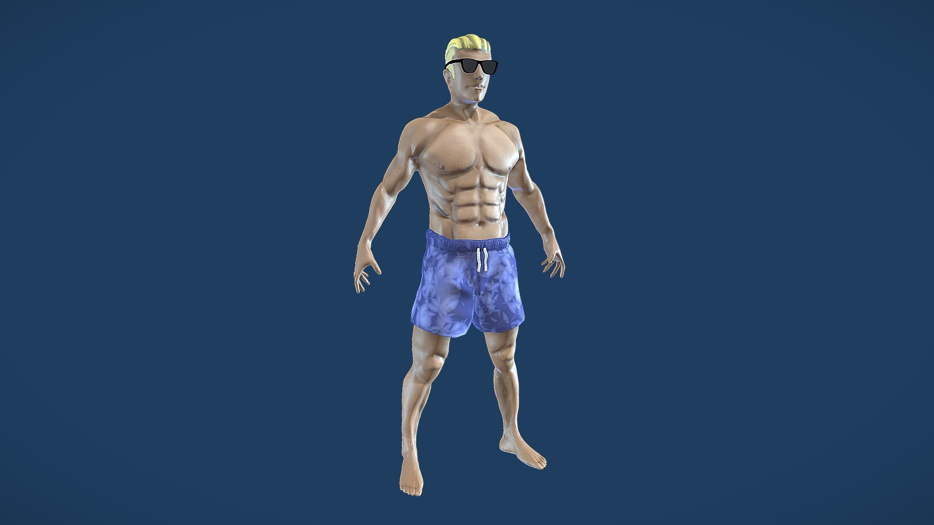 Surfer - Buy Royalty Free 3D model by NeloMN1 [0ab290a] - Sketchfab Store