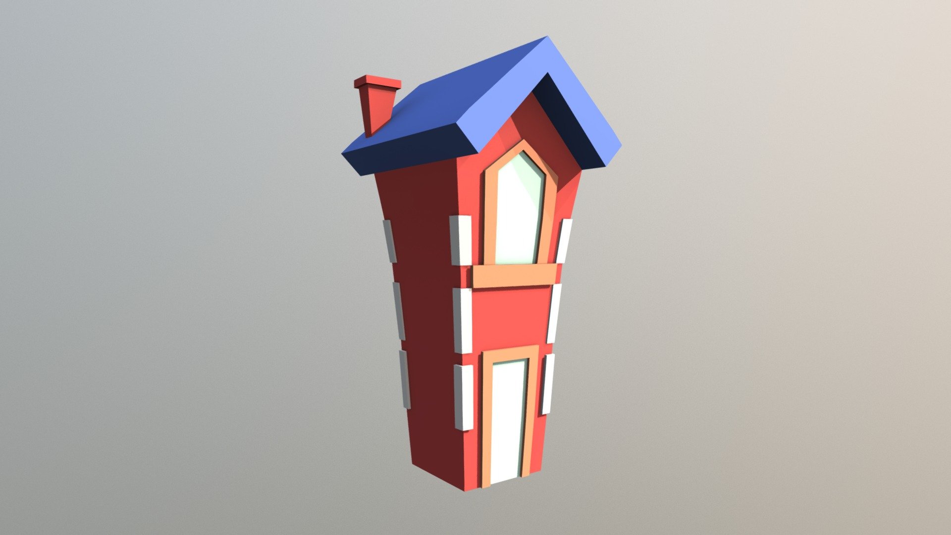 Low Poly House - 3D model by Janrei [0ab33cf] - Sketchfab