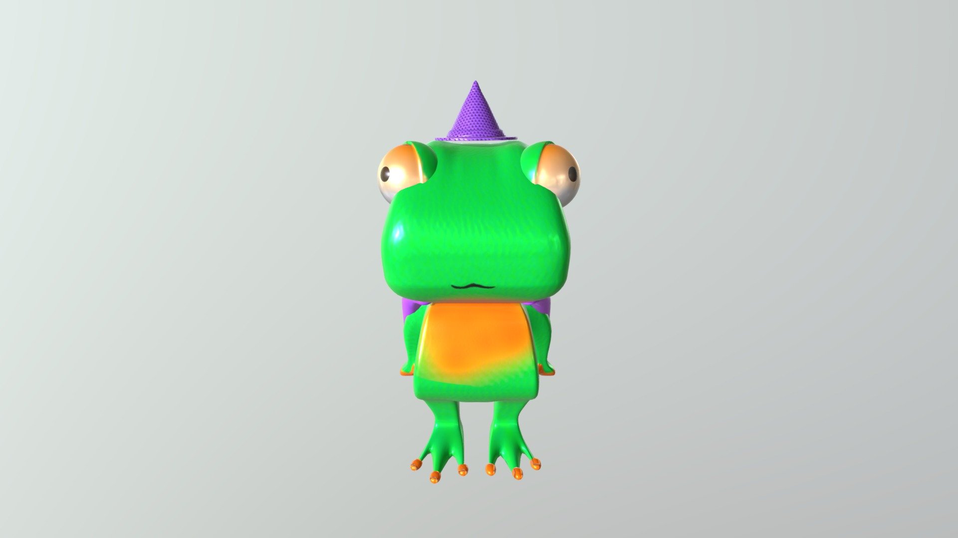 Frog Con Hat - 3D model by sxd_oblivion [0ab33e0] - Sketchfab