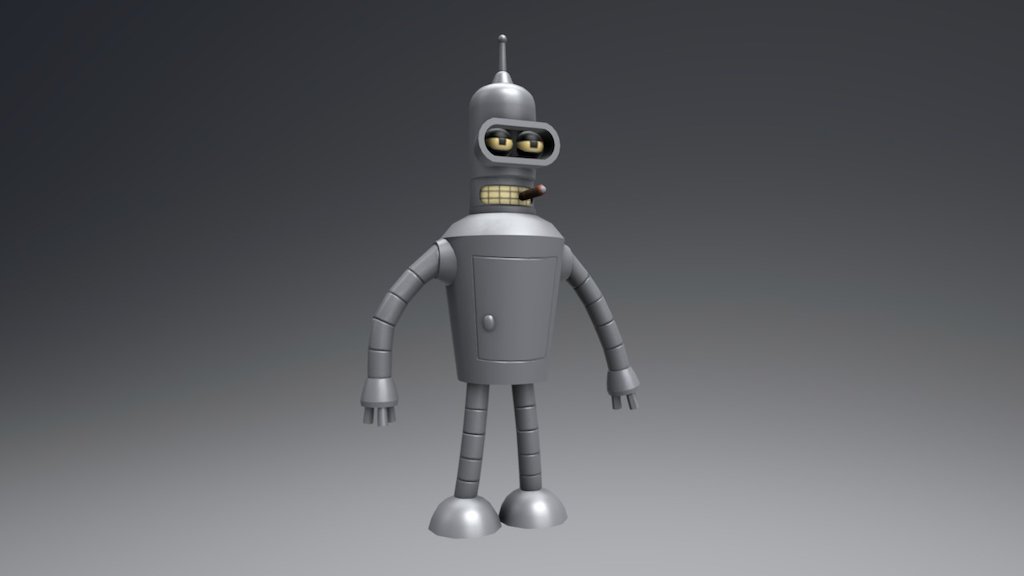 Bender Rodriguez - Download Free 3D model by Phobos (@1majaxed ...