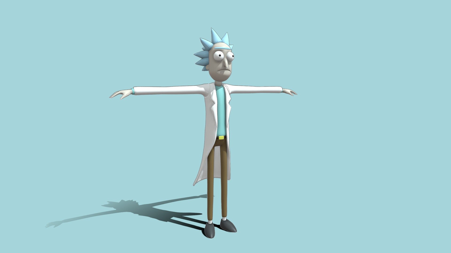 Rick Sanchez - 3D model by Federico Ferretti (@federicoferretti01 ...