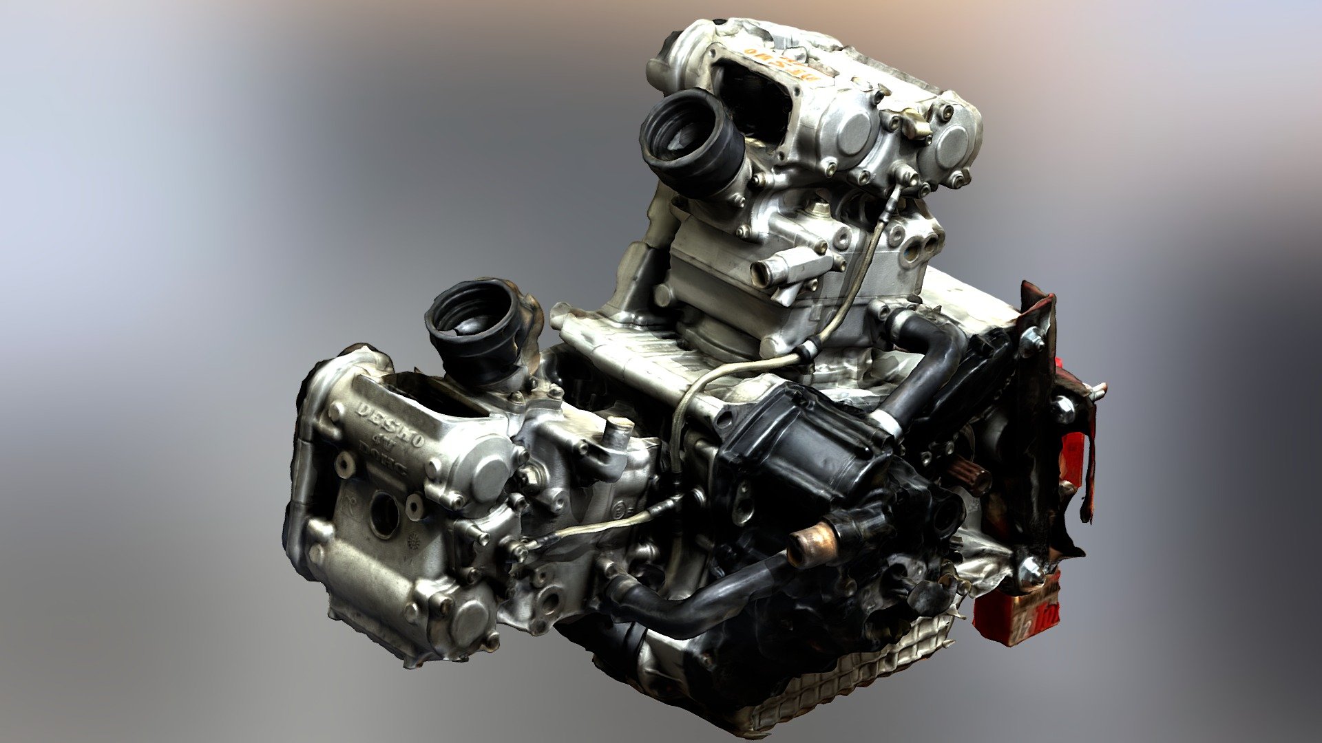 3D Scan of Motorcycle Engine (RAW) - Buy Royalty Free 3D model by ...