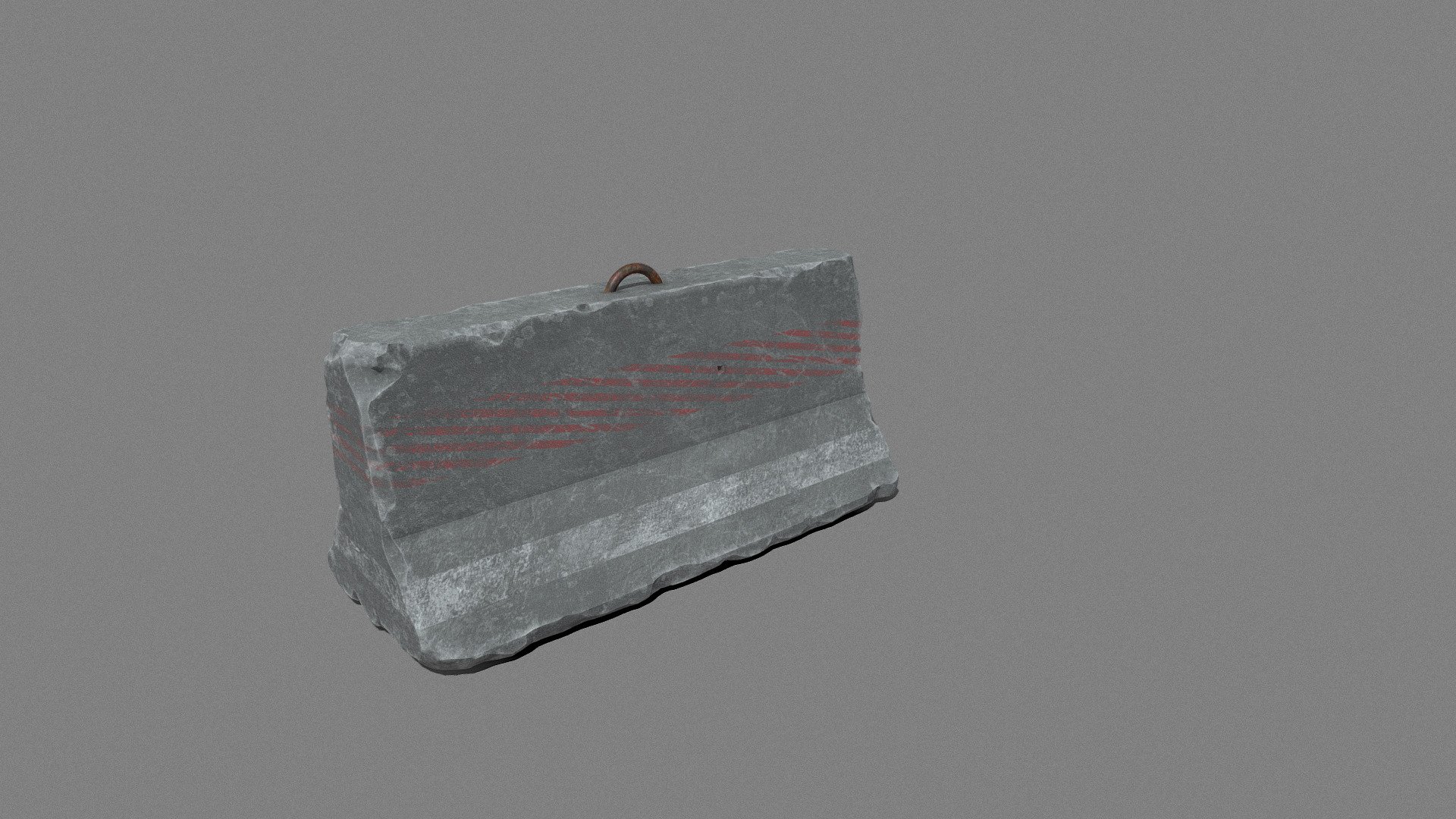 Road barriers, reinforced concrete bumpers - Download Free 3D model by ...