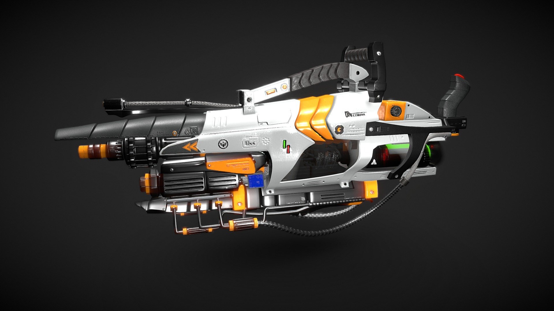 COBRA 007 Sci-Fi Gun Machine - 3D Model - 3D model by Vighnesh Naidu ...