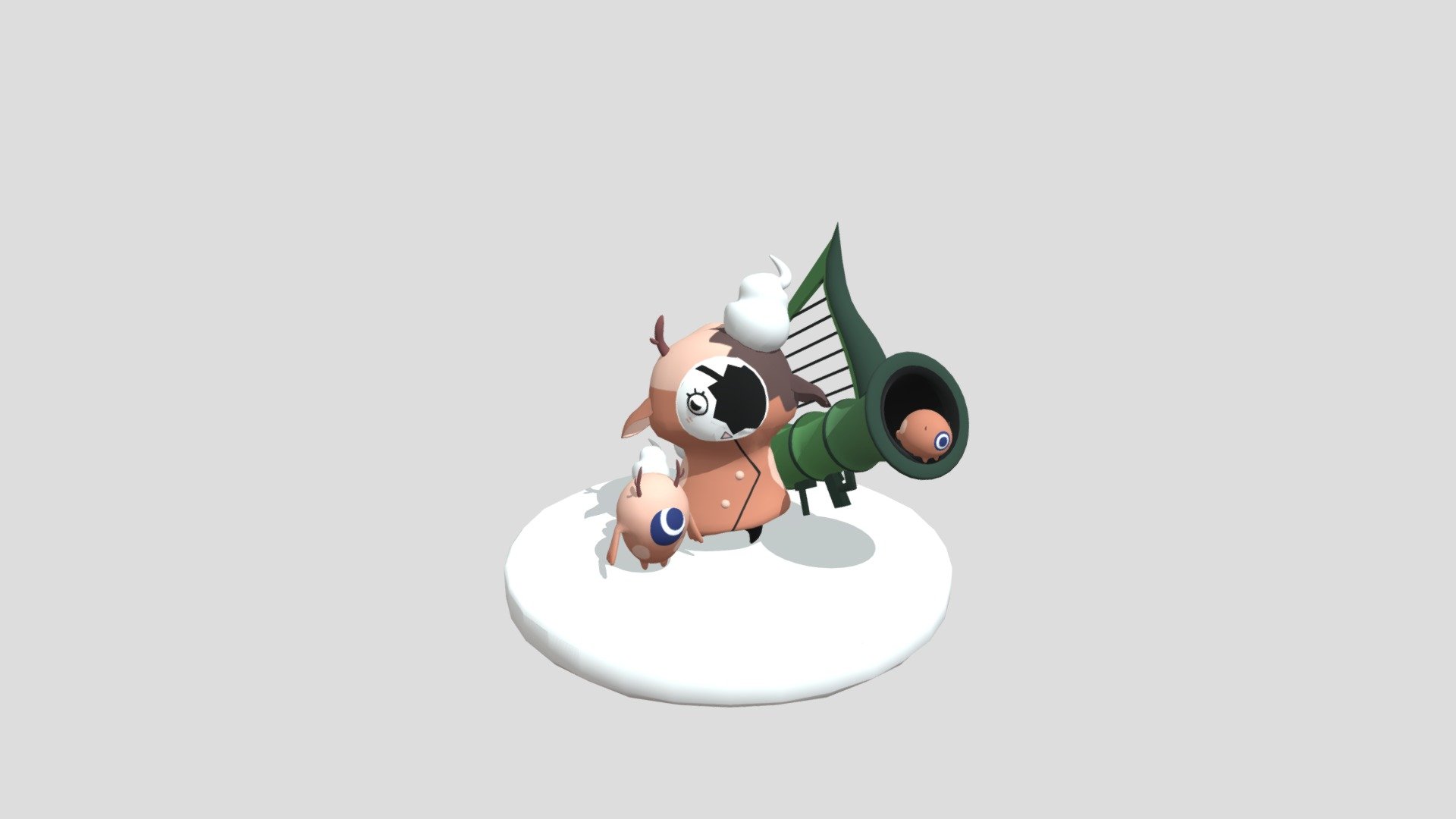 Ratatan_ Tate_sculpt - 3D model by Birbboi47 [0ab9372] - Sketchfab