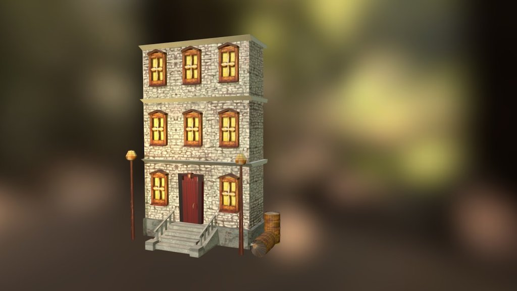 Texture house 2.0 - 3D model by Jierenzhang [0ab9650] - Sketchfab