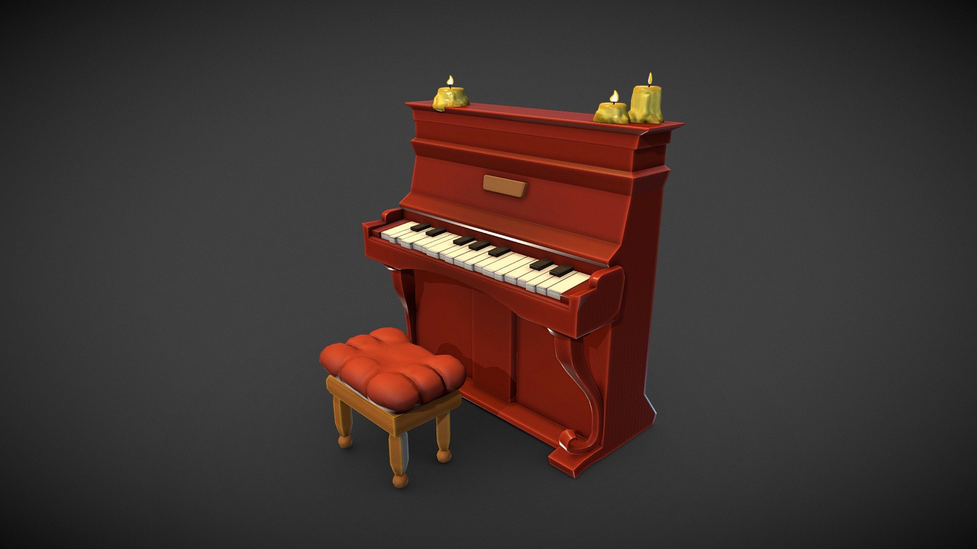 Stylized Piano - 3D model by Dantir [0aba41f] - Sketchfab