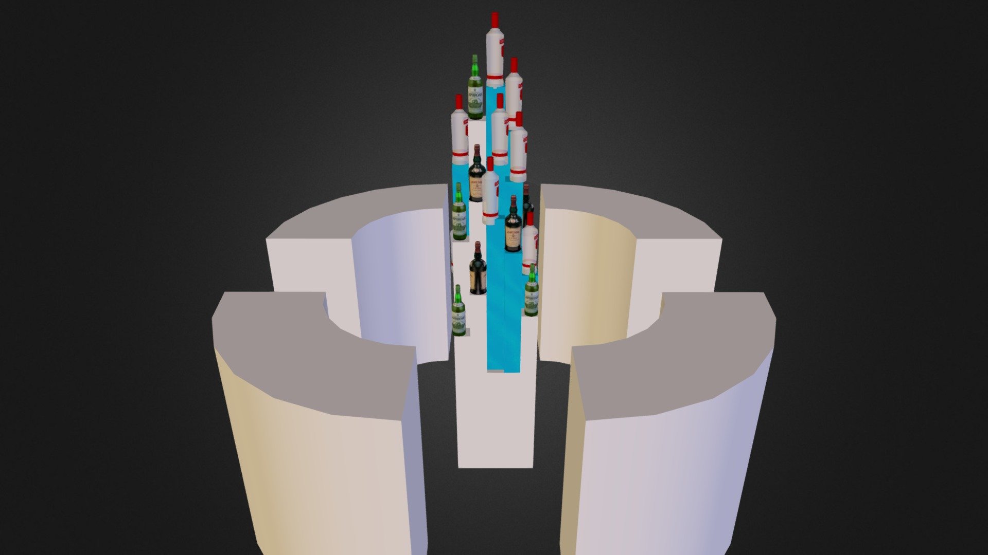 round bar 1 - 3D model by james.b.pollack [0abac61] - Sketchfab