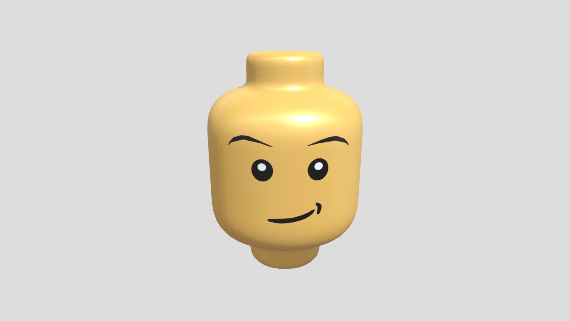 Lego Head - Download Free 3D model by FernandoMejia08 [0abbc72] - Sketchfab