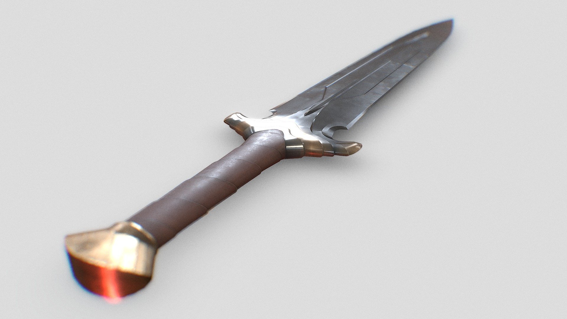 Modern Dagger - Download Free 3D model by Denys (@colorlessbmx ...