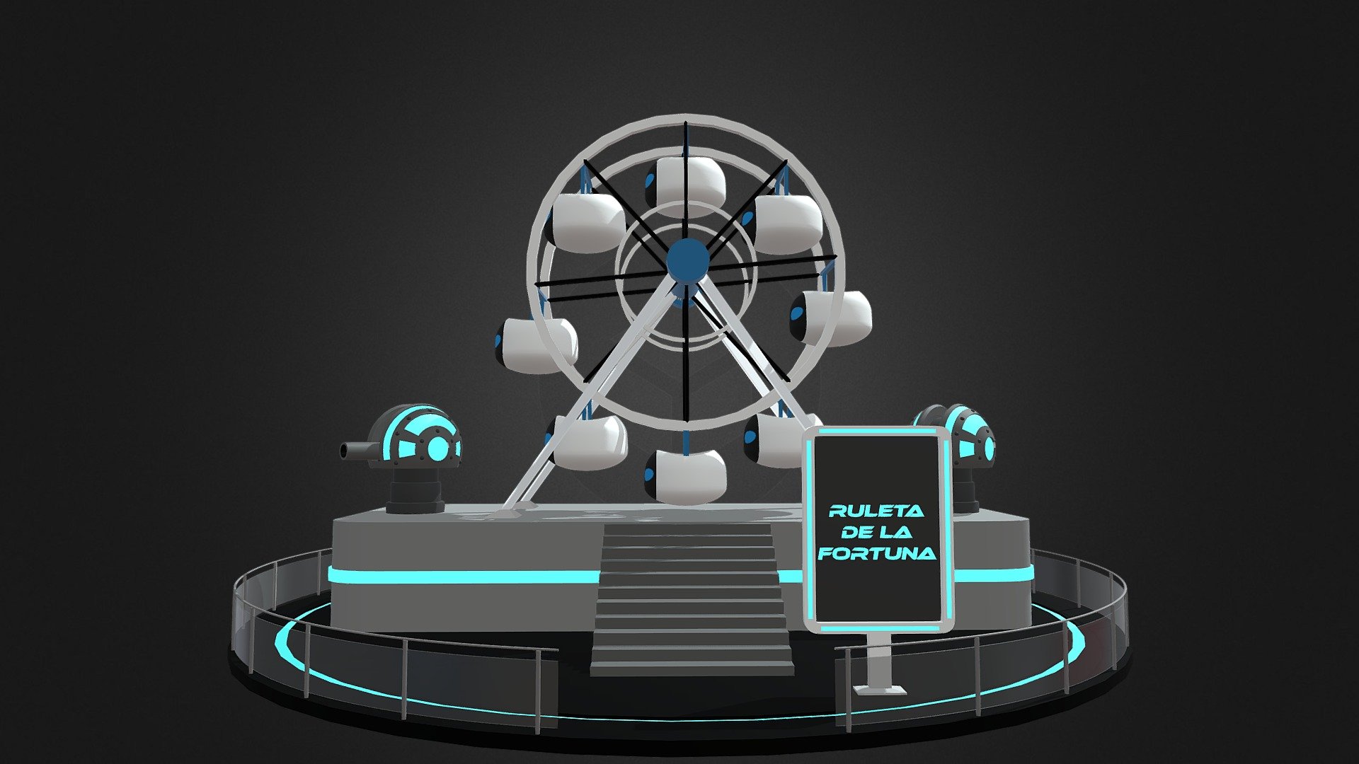 Wheel of Fortune Eve / Ruleta de la Fortuna Eva - 3D model by ...