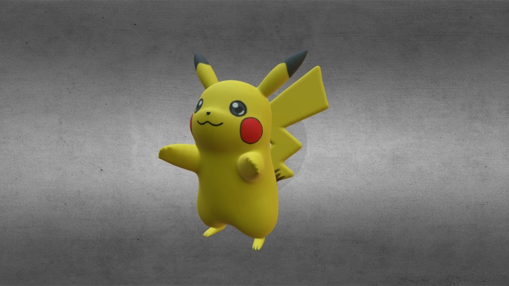 Pokemon Pikachu - 3D model by 3D Smart Solutions (@3dss) [0abfbea ...