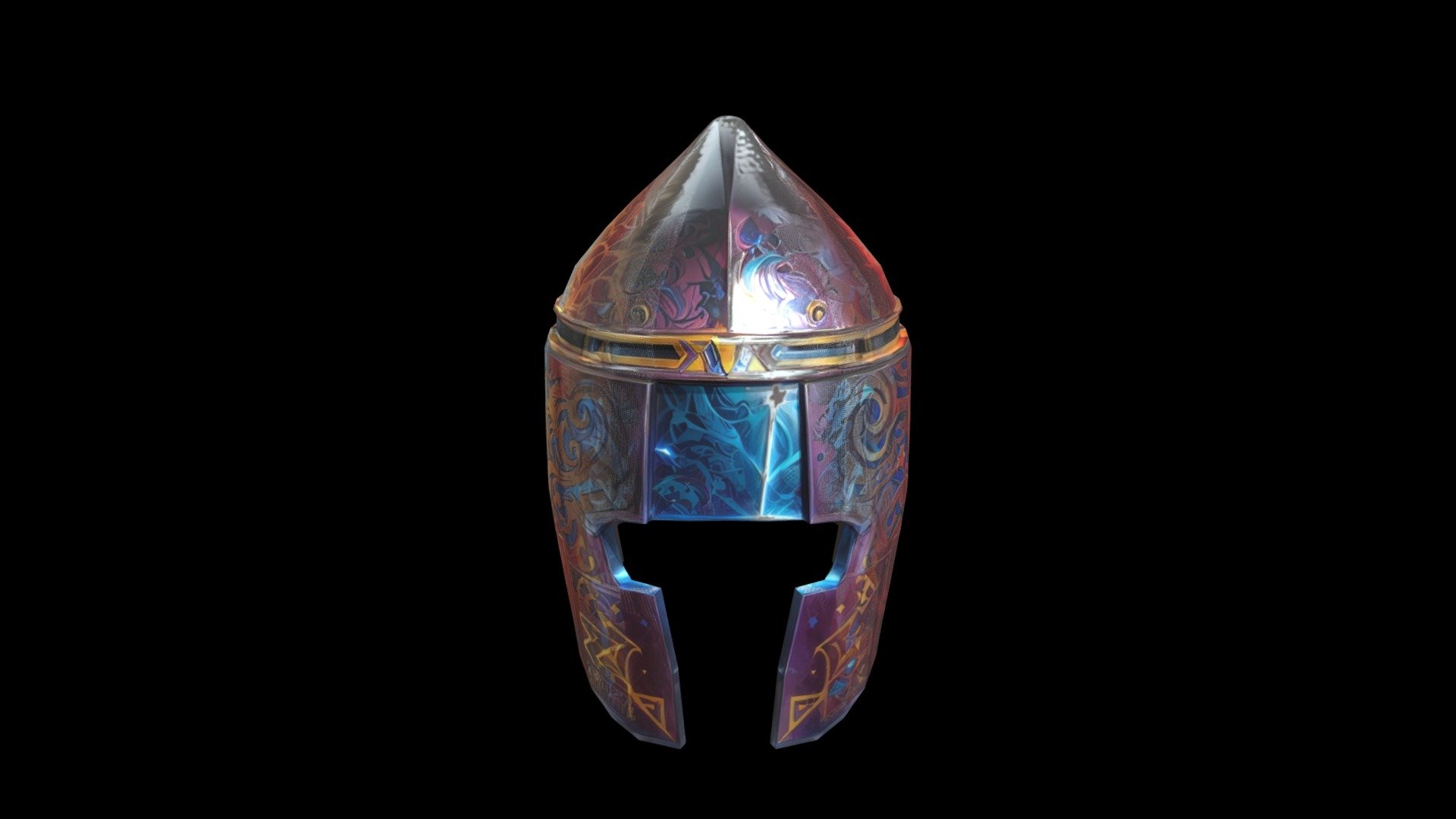 Meshy Helmet Fantasy Gilded Griffin Helm - Download Free 3D model by klrxyz [0ac0b45] - Sketchfab