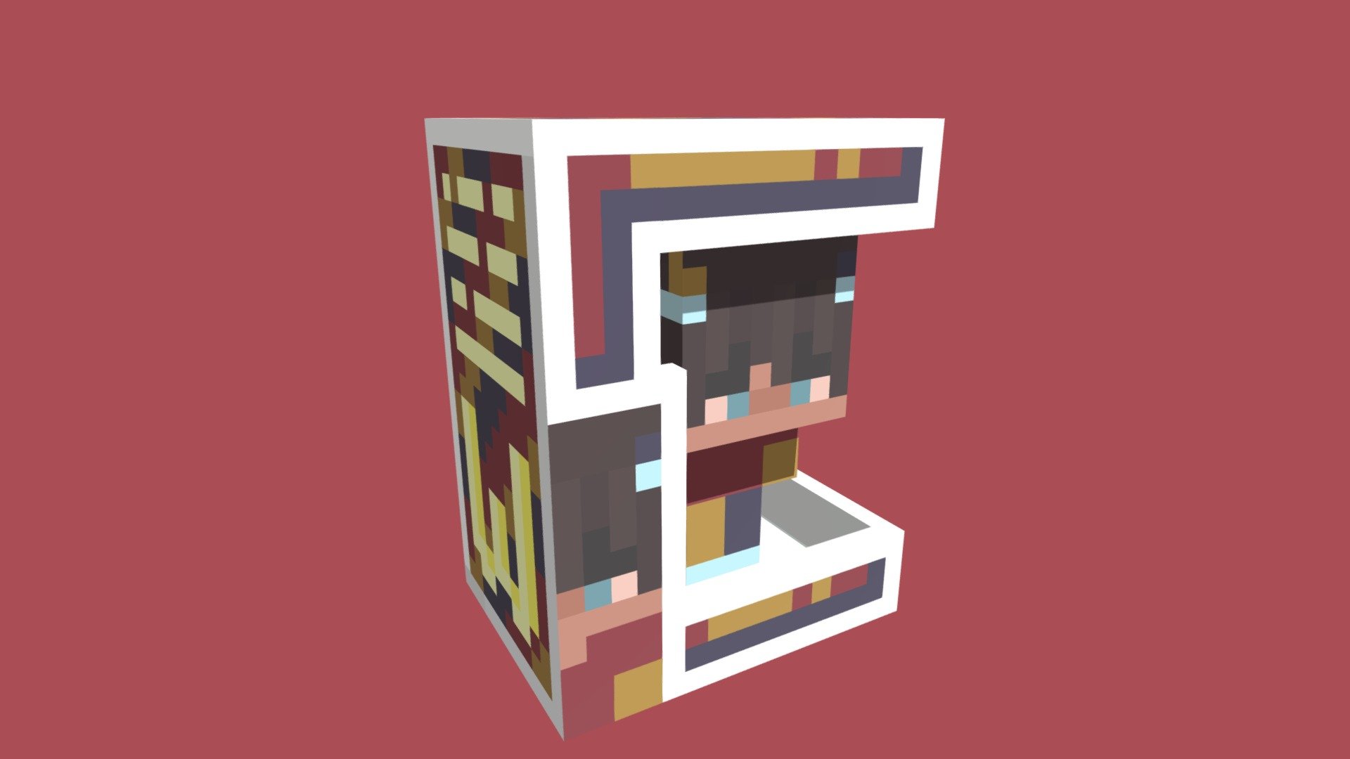 Mineclub Pop Figure - 3D model by jacobb (@.jacobb) [0ac1083] - Sketchfab