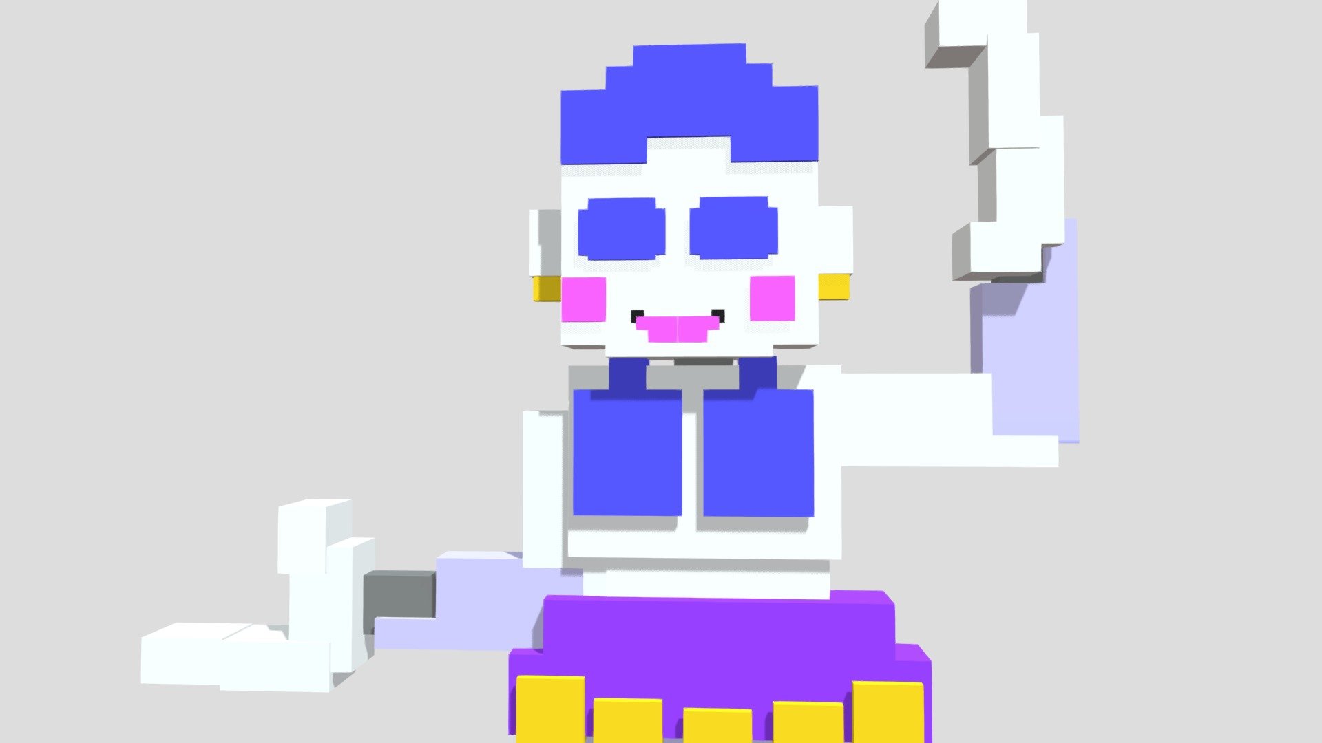 8-Bit Ballora - Download Free 3D model by OrangeSauceu [0ac12cc ...