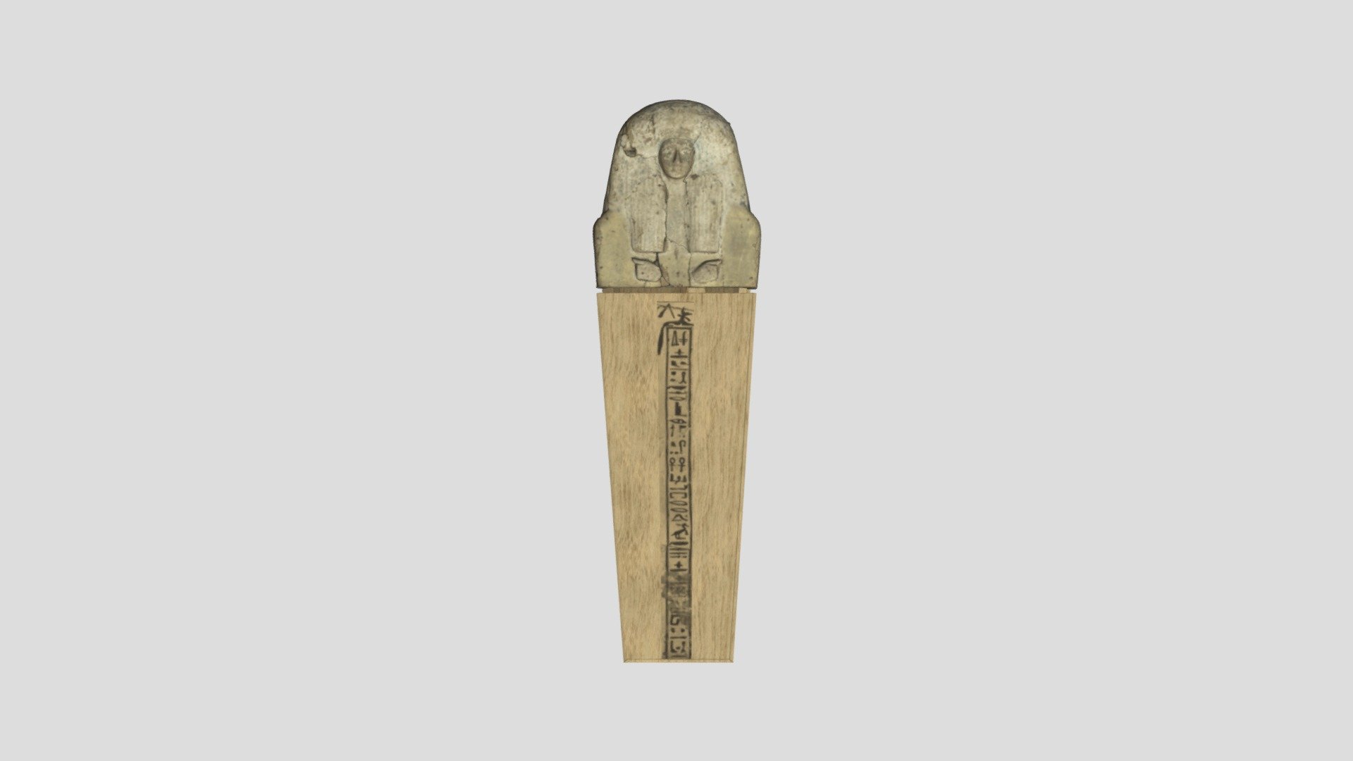 Reconstruction of an Egyptian coffin - 3D model by Archaeological ...