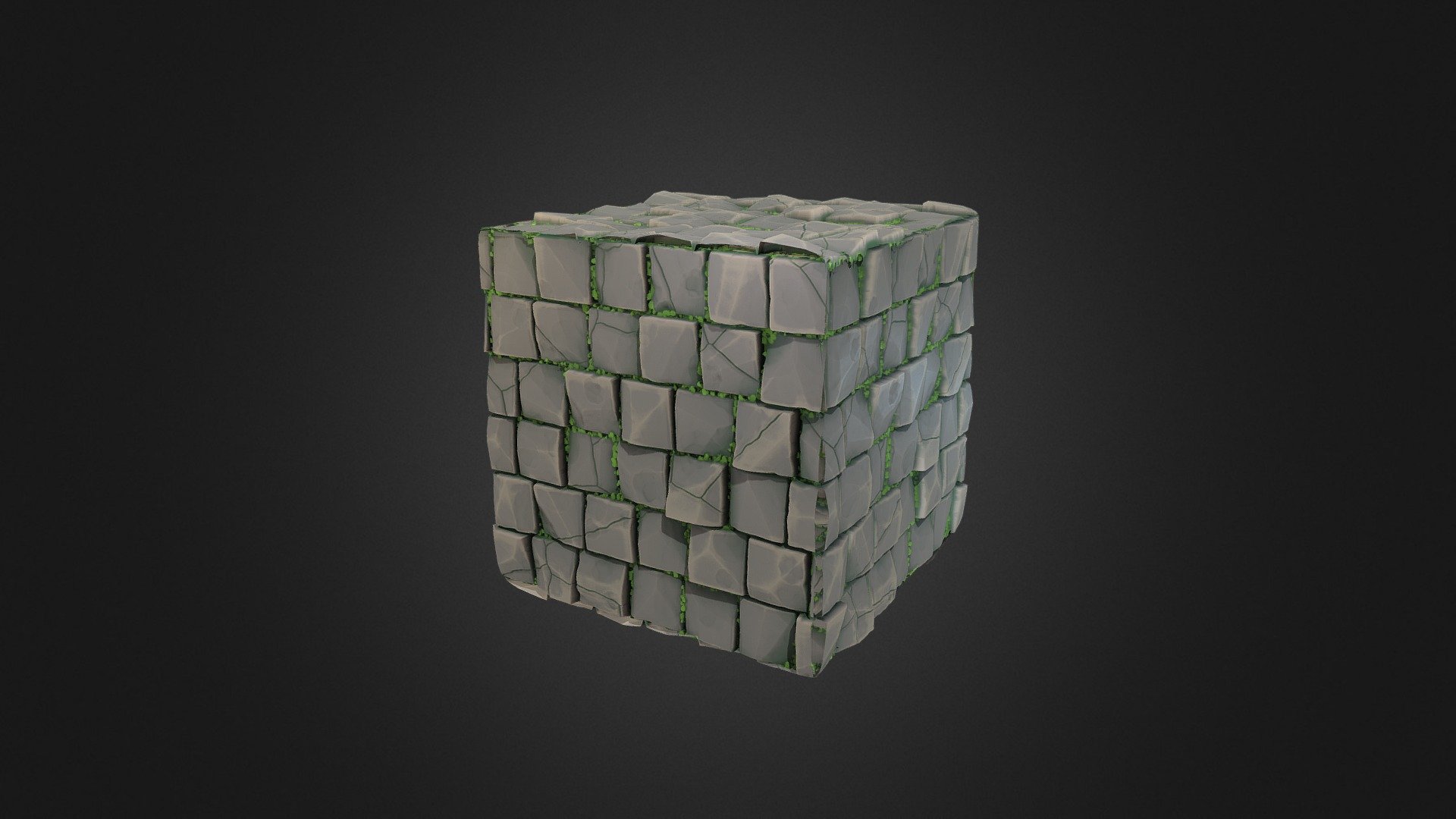 Stylized Old Cobblestone Material - 3D model by Alexaha322 [0ac36aa ...