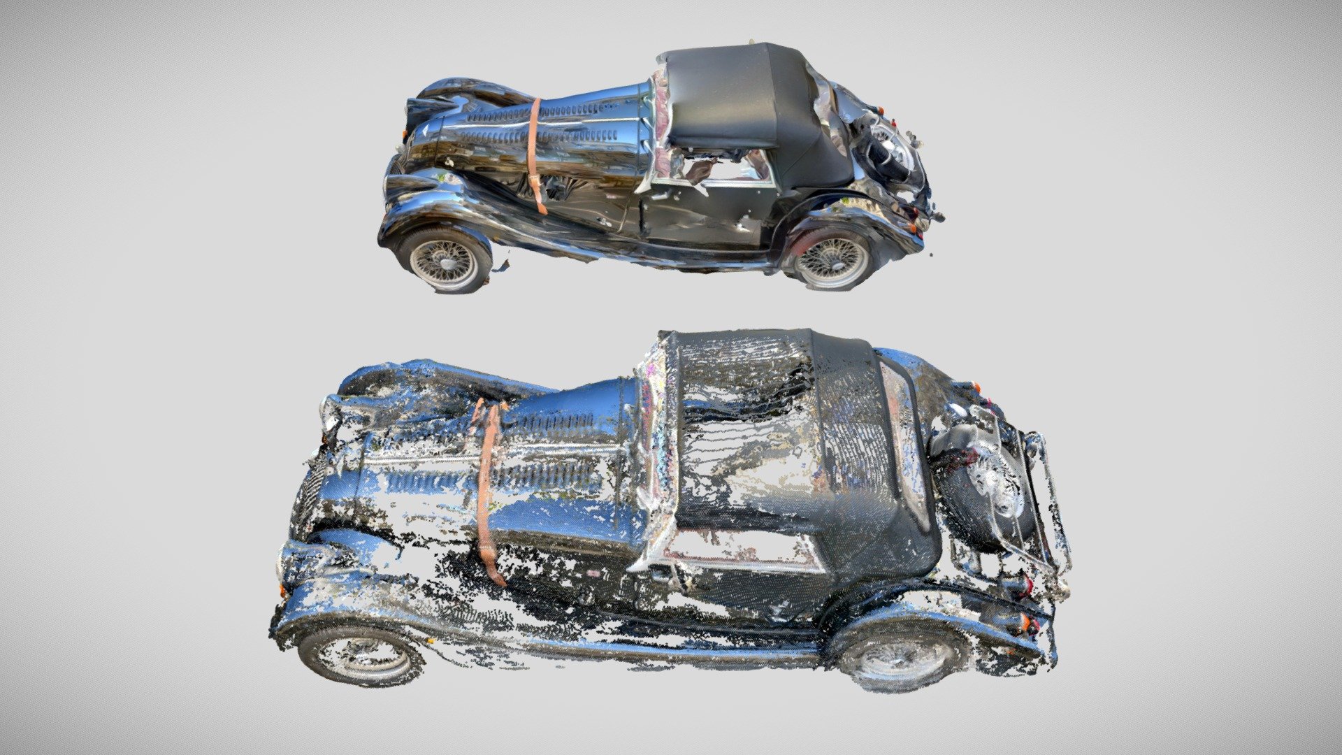 Vintage car - iPhone 3d scan comparison - 3D model by Jacek Jaskólski ...