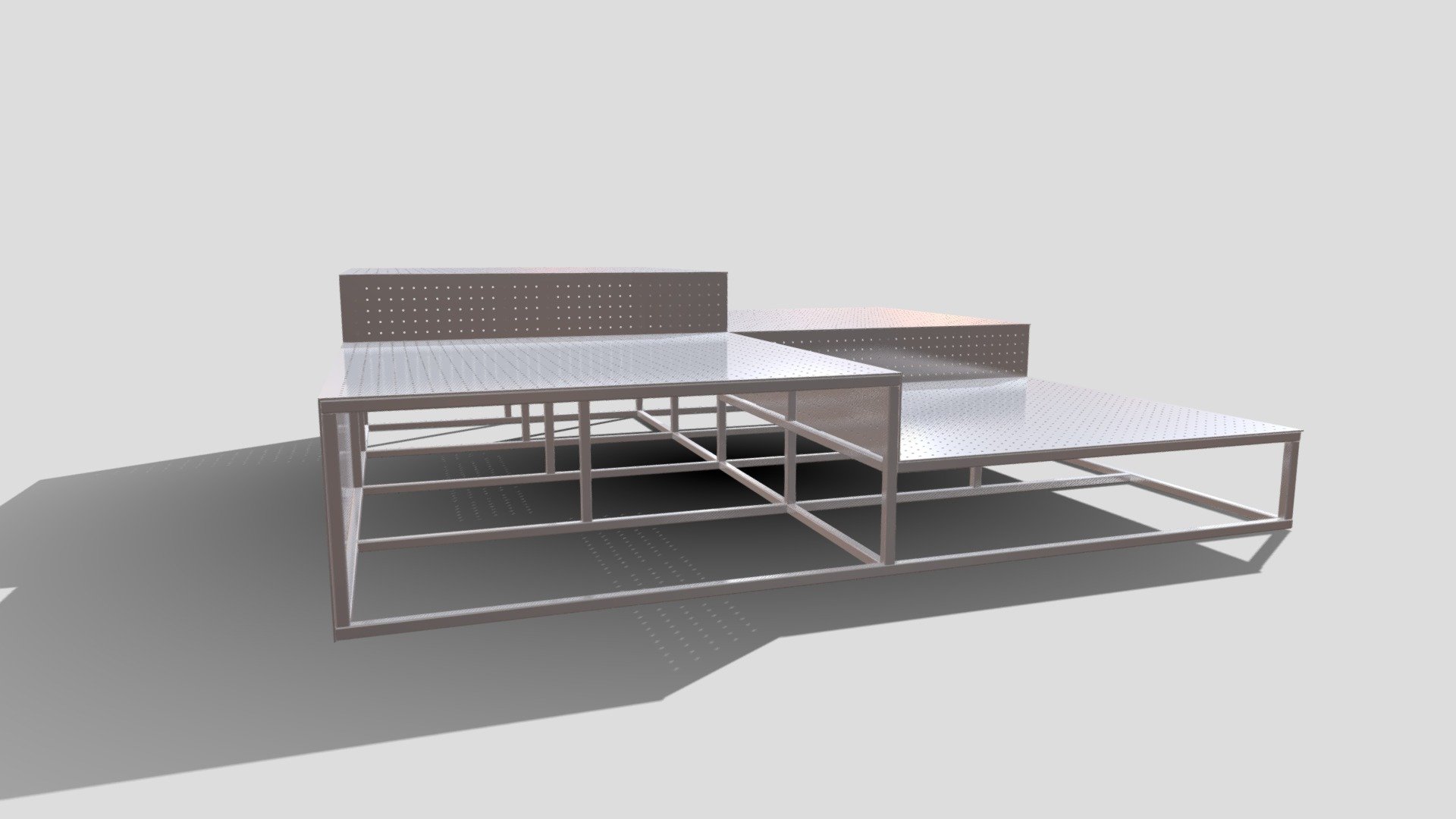 Platform Frame Unfinished Rev1 - Download Free 3D model by ...