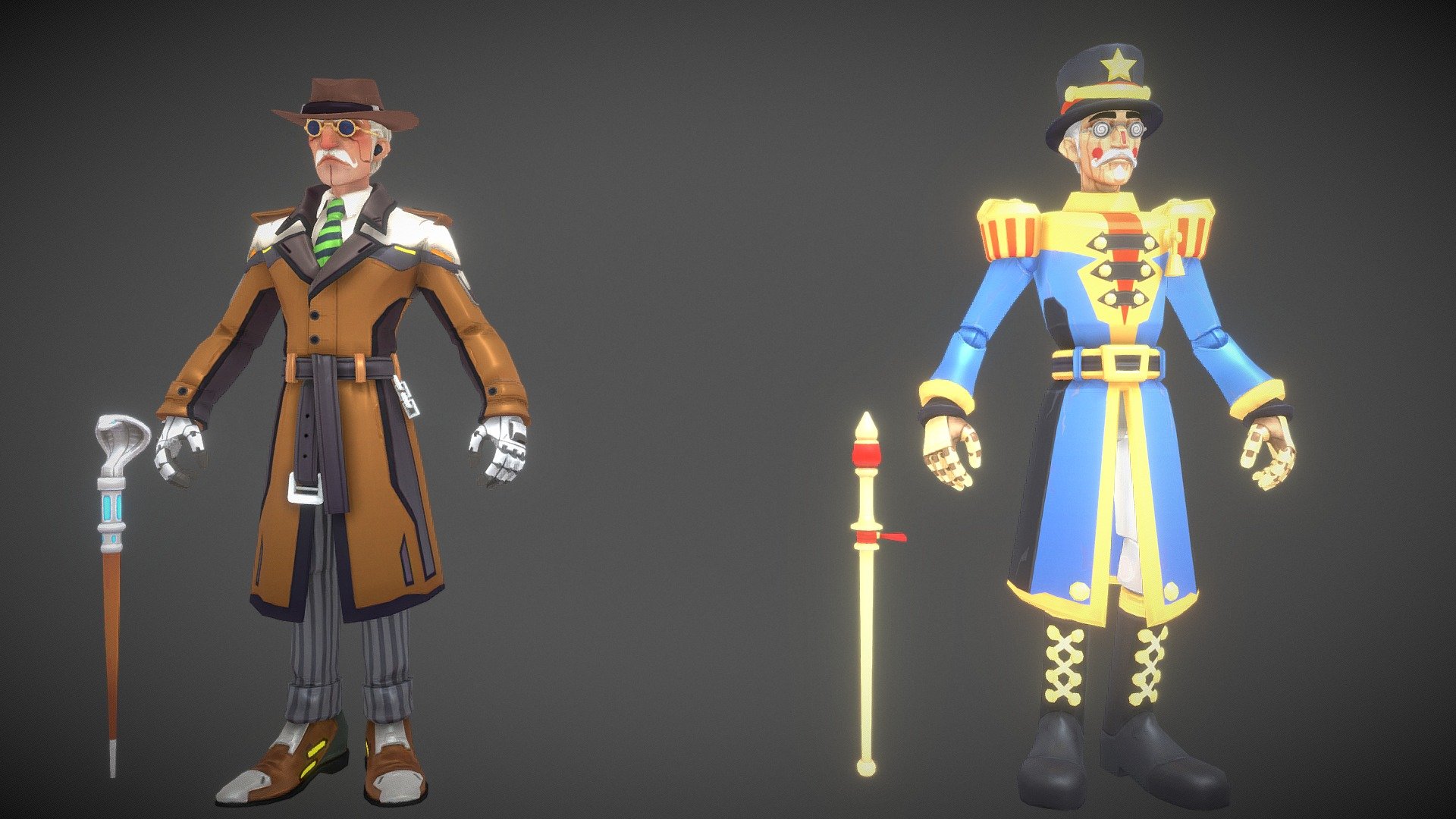 Hitmen Duo - Buy Royalty Free 3D model by Luna (@StudioLuna) [0ac6171 ...