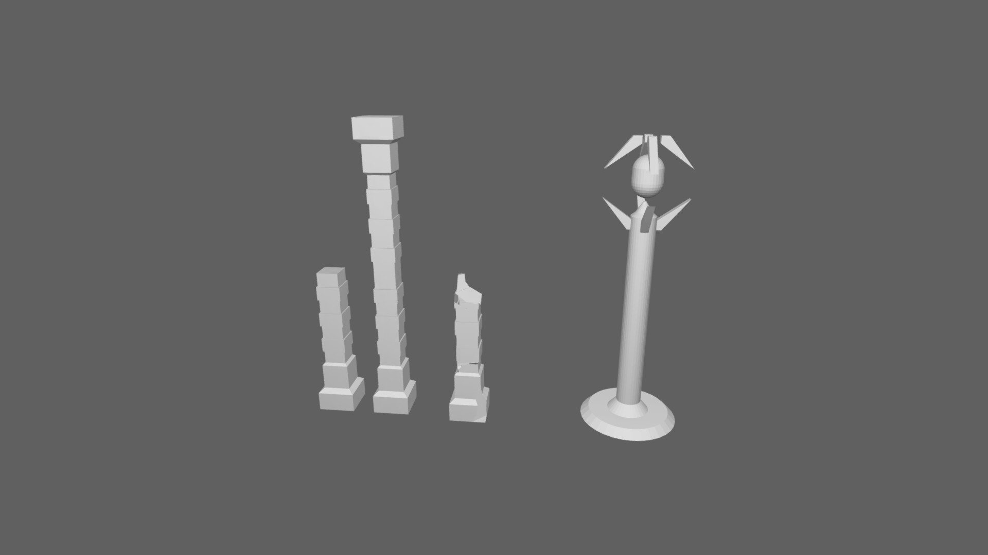 environnements (WIP) - 3D model by Whearts [0ac6990] - Sketchfab