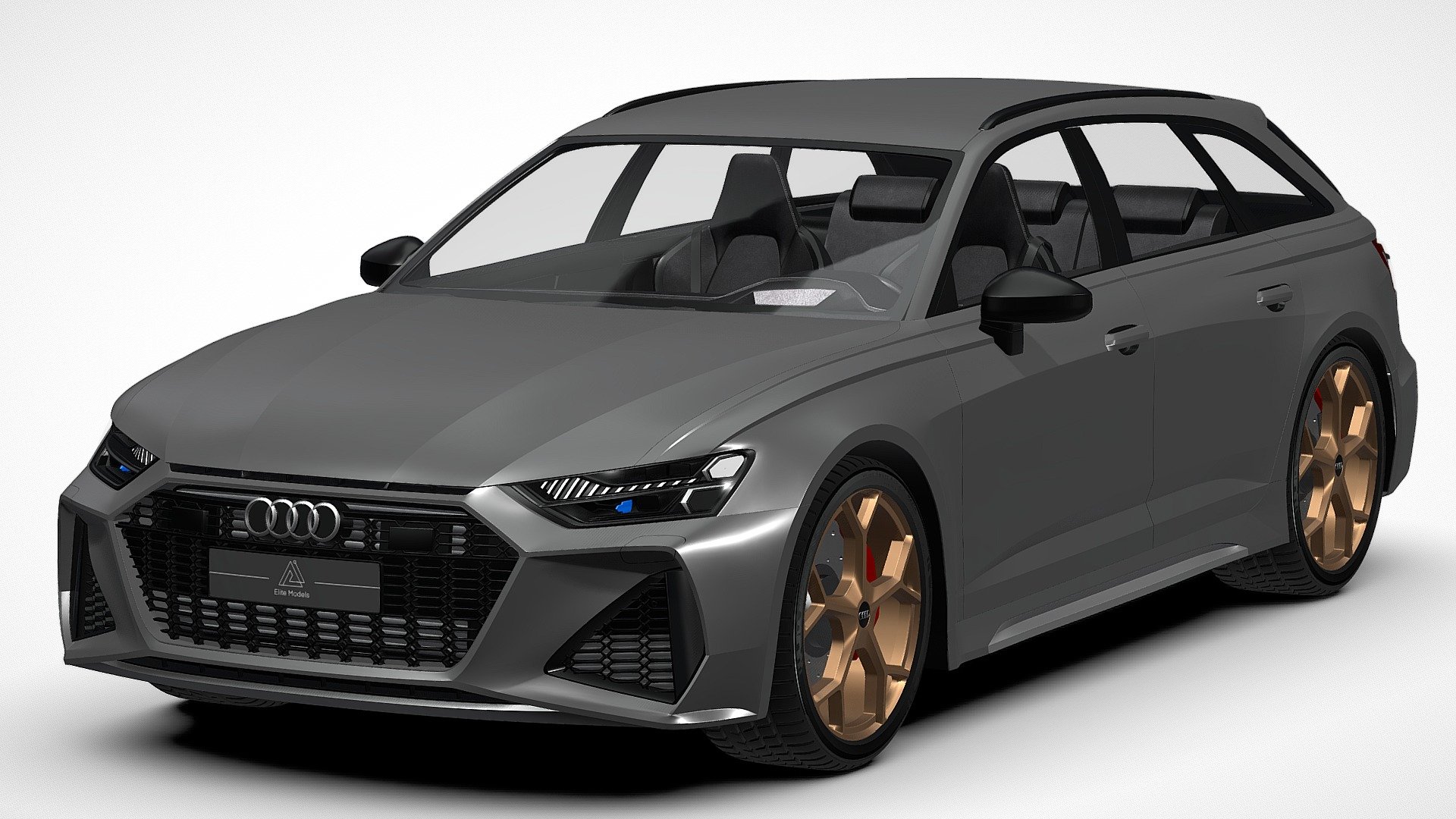 Audi RS6 Avant 2023 (Interior included) - Buy Royalty Free 3D model by ...