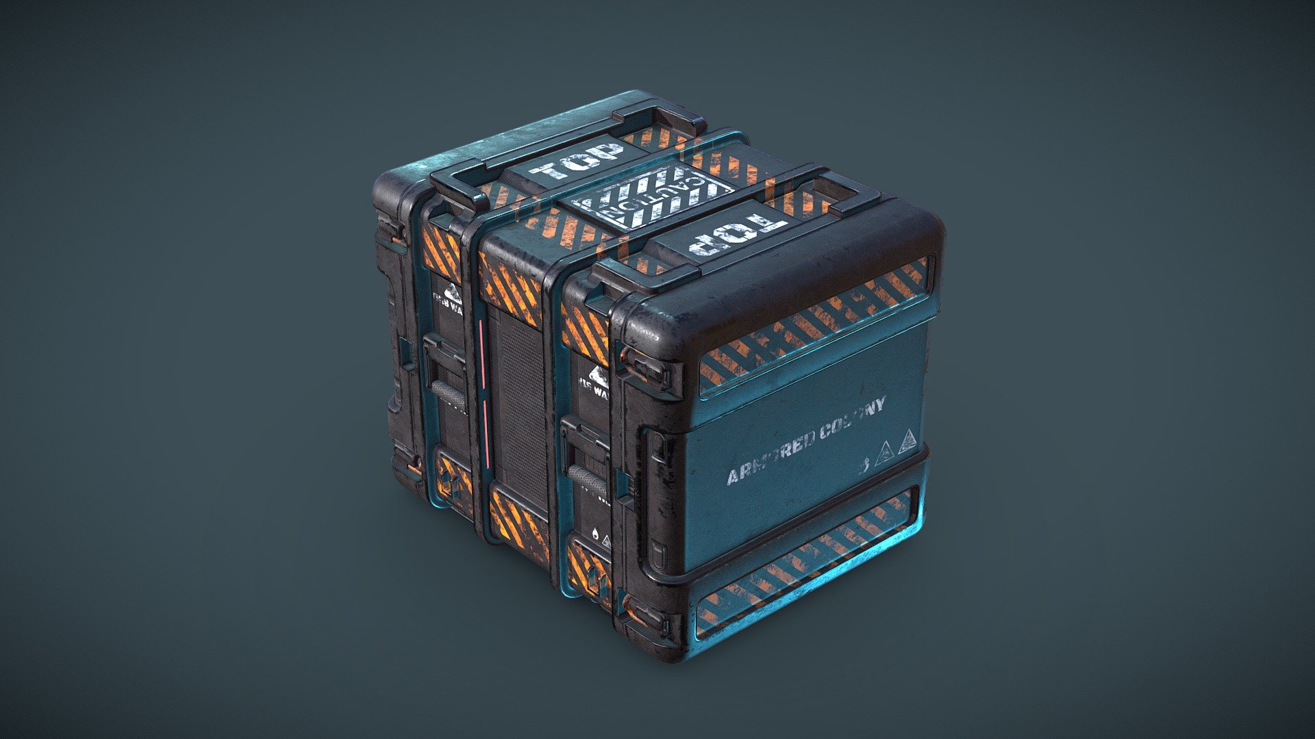 Sci-Fi Crate Model - 3D model by Gizem (@itsgizem) [0ac7b39] - Sketchfab