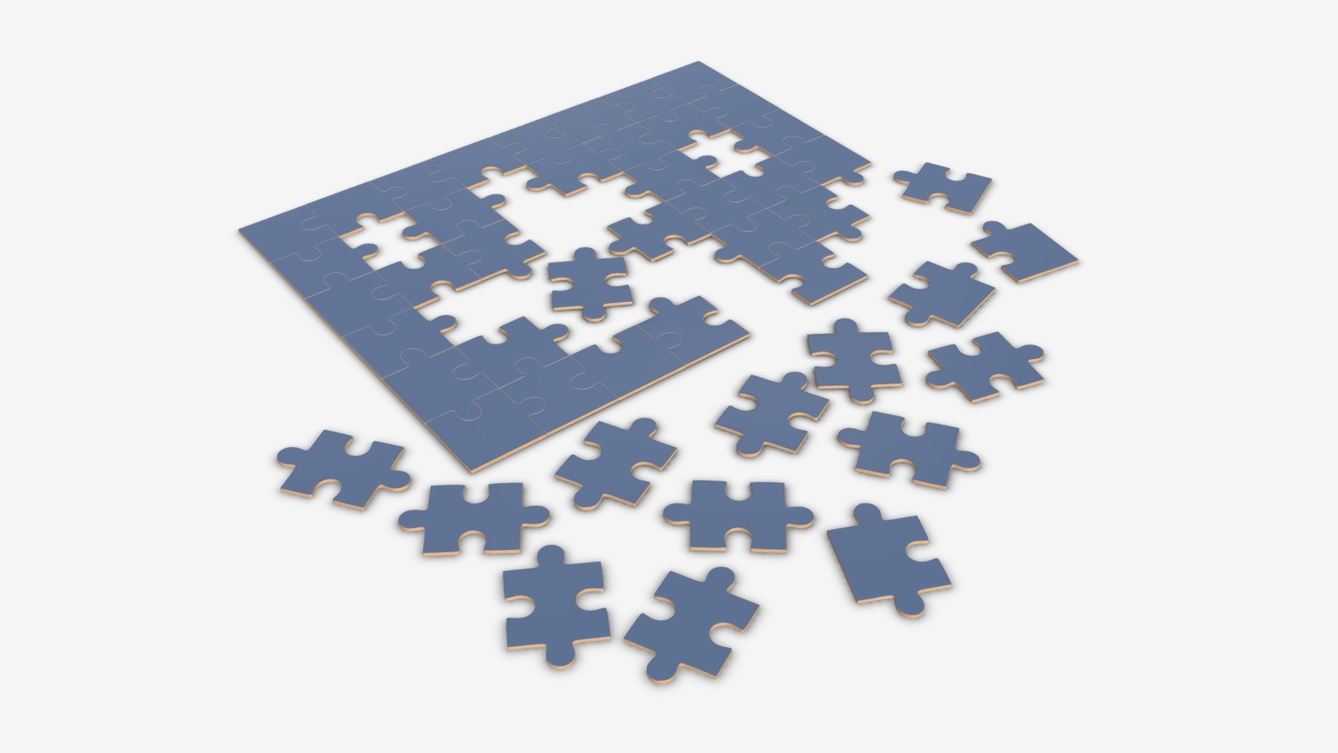 Jigsaw puzzle 48 pieces 3 - Buy Royalty Free 3D model by HQ3DMOD ...