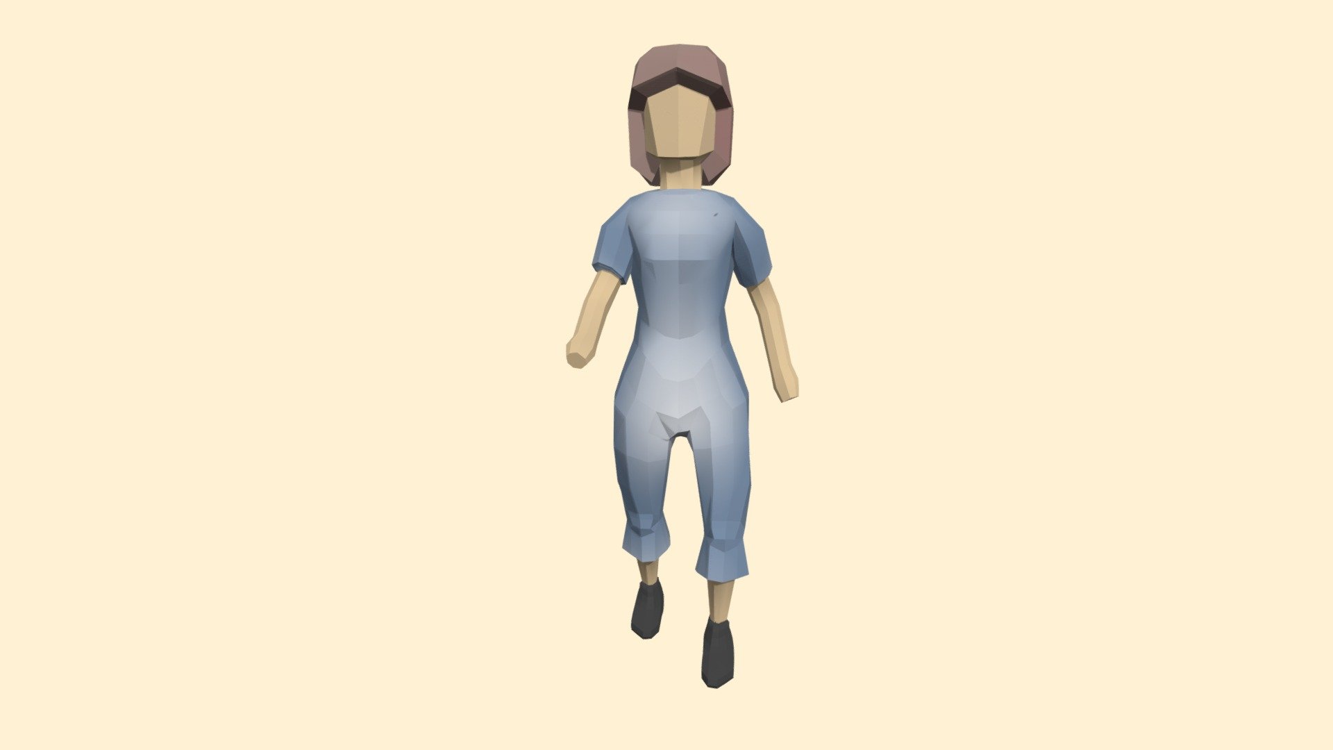 Low poly Female Walk cycle - 3D model by RachelEve [0ac8c61] - Sketchfab