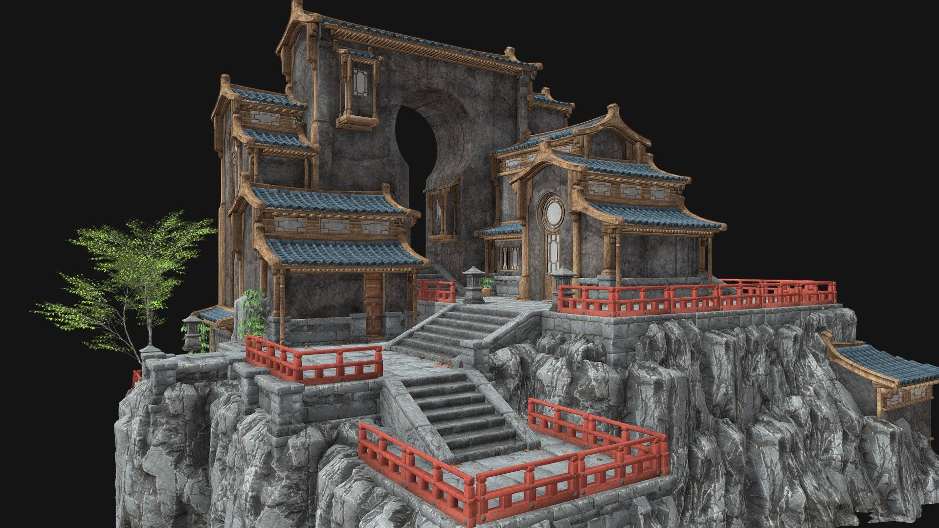 Temple - 3D model by local.yany [0ac8d50] - Sketchfab